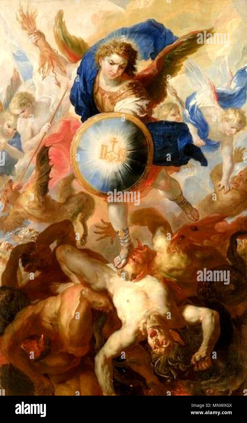 Anglais : Saint Michel Archange Español : San Miguel Arcangel venciendo ...