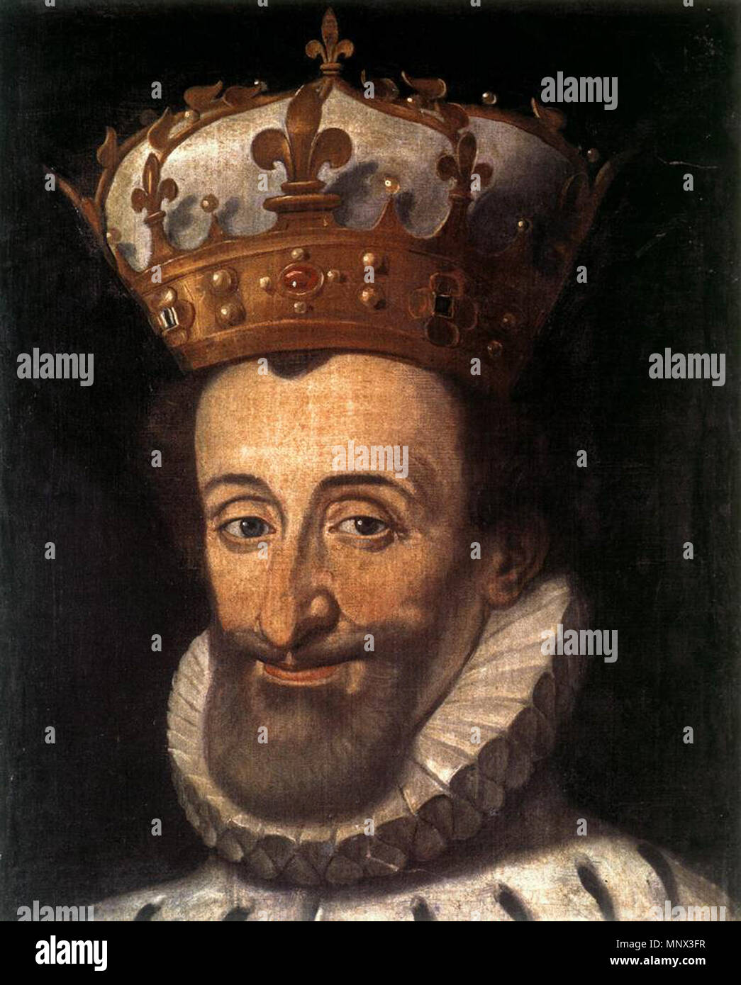 Portrait de Henri IV de France 1600. 1095 Santi di Tito - Portrait de ...