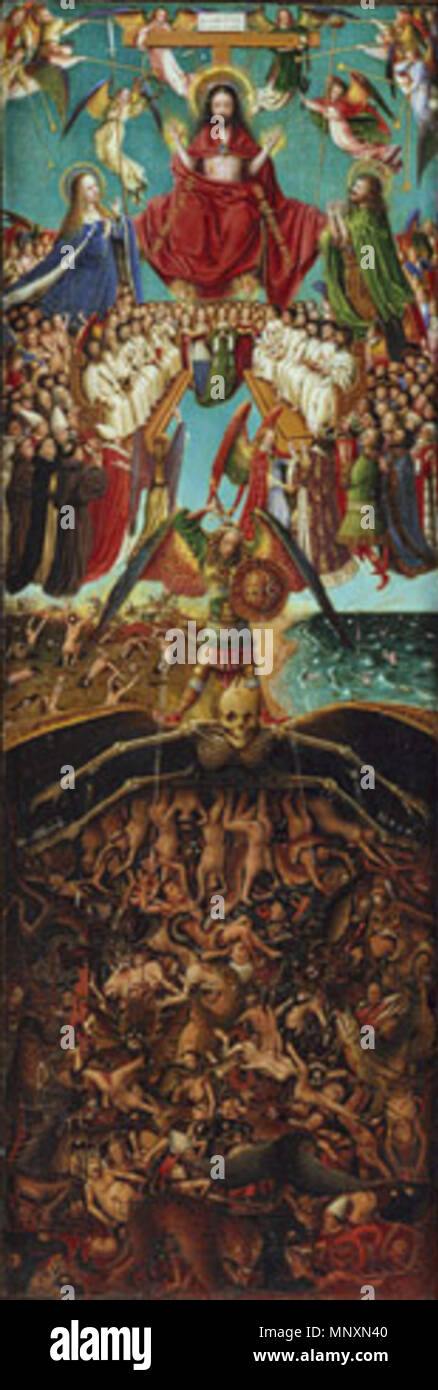 Crucifixion et Jugement Dernier diptyque . Anglais : Jan van Eyck, La Crucifixion : le Jugement ...