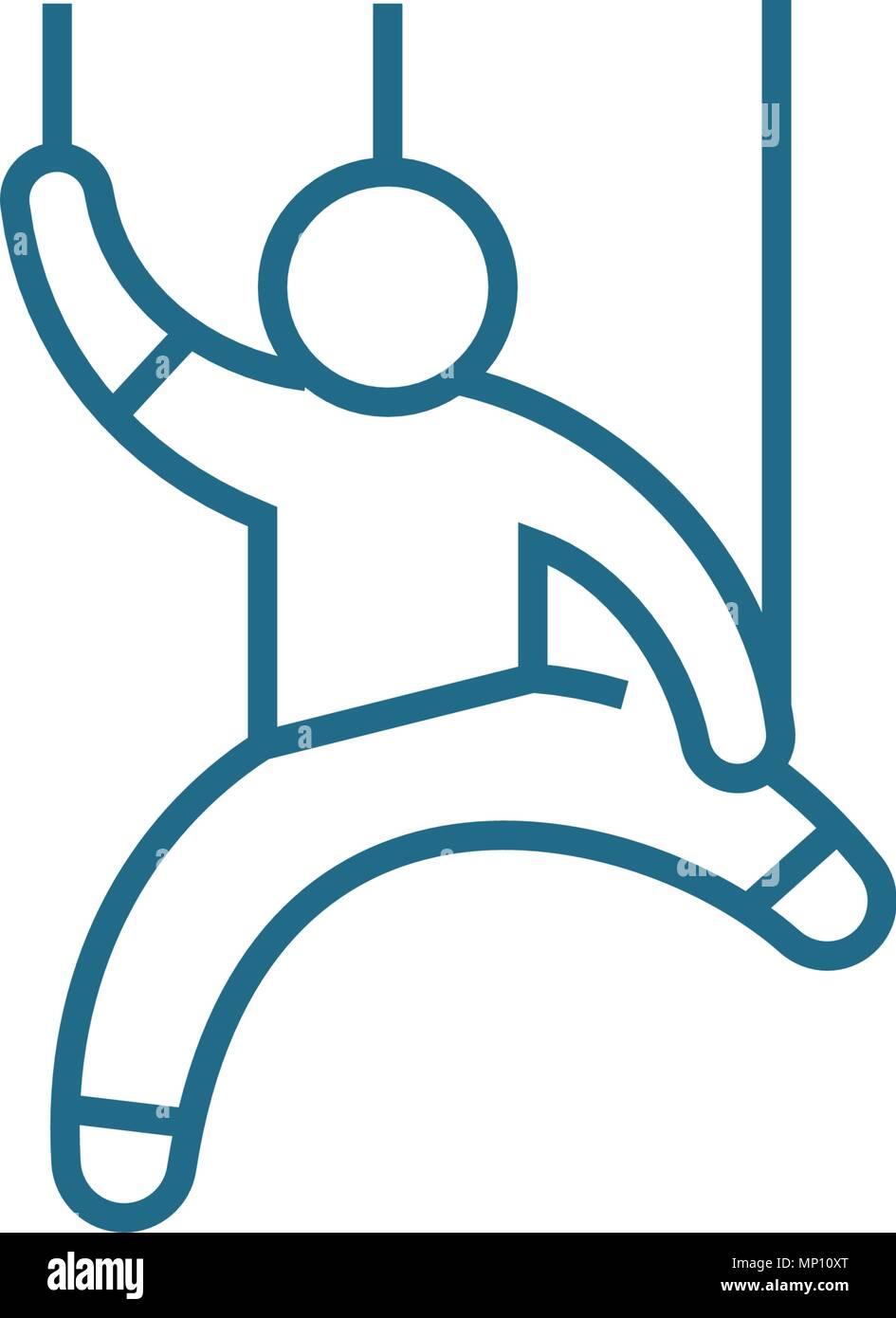 L'icône Gestion des RH concept linéaire. Gestion des RH, symbole signe ...