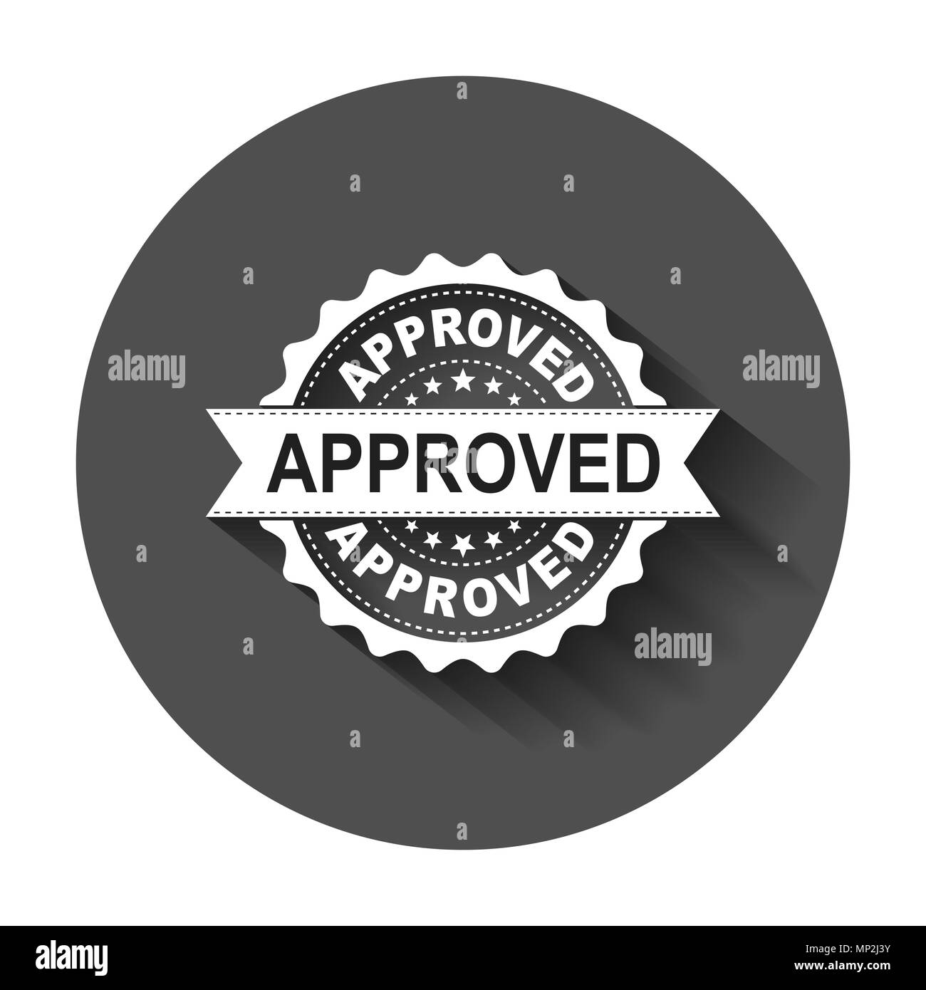 Approved sticker Banque de photographies et d’images à haute résolution ...