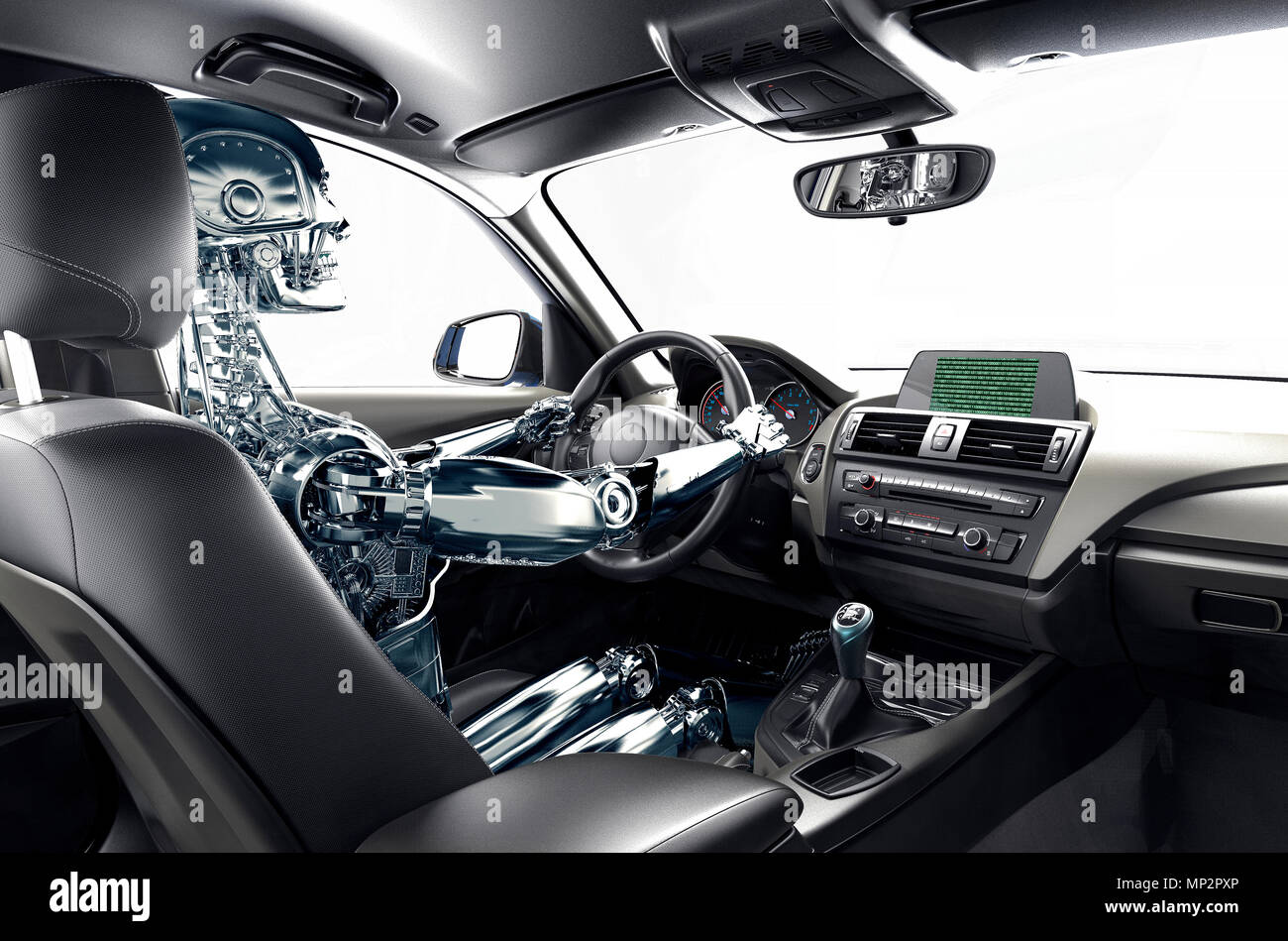 Véhicule d'essai de conduite autonome Banque de photographies et d ...