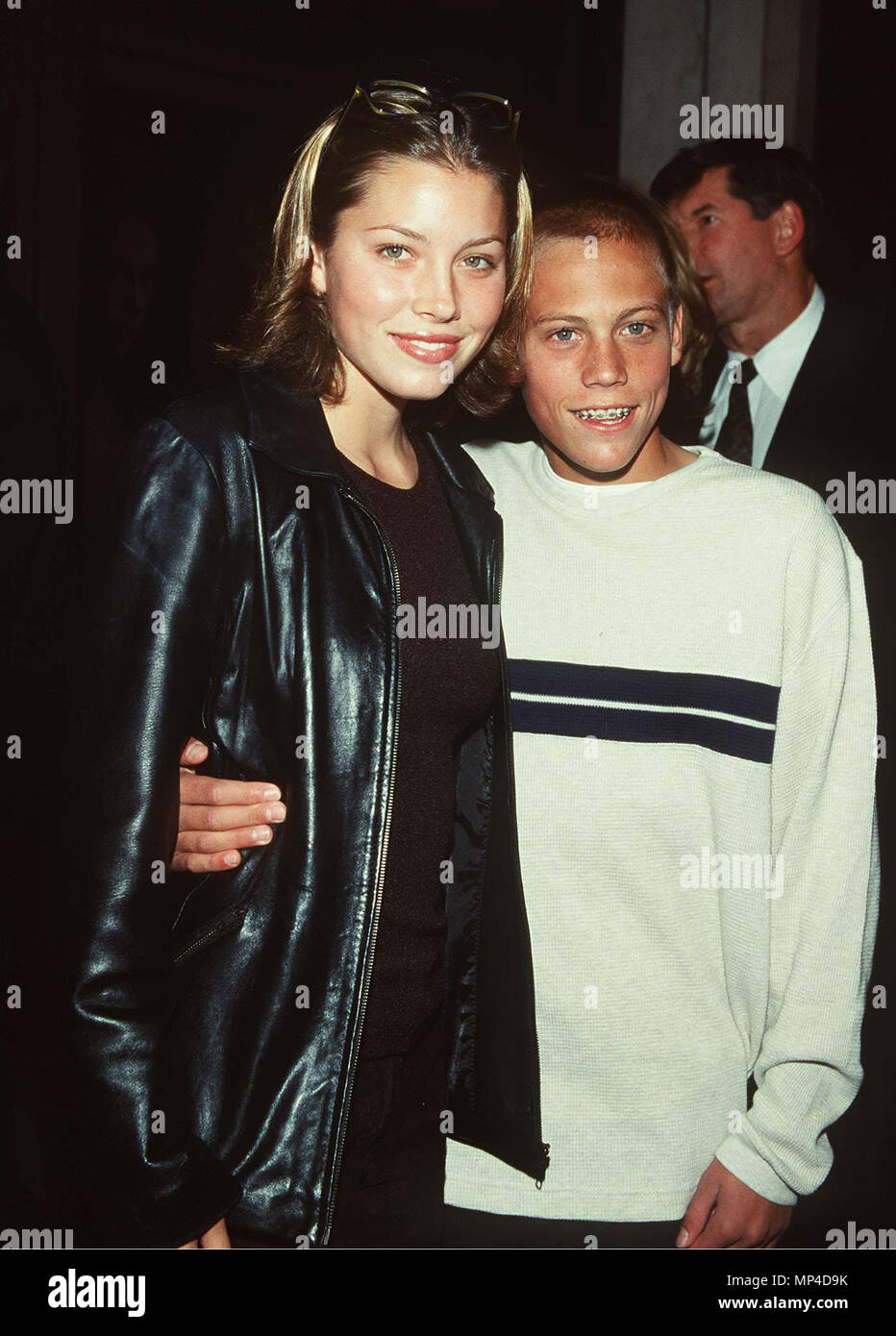 Jessica biel and brother justin biel Banque de photographies et d ...