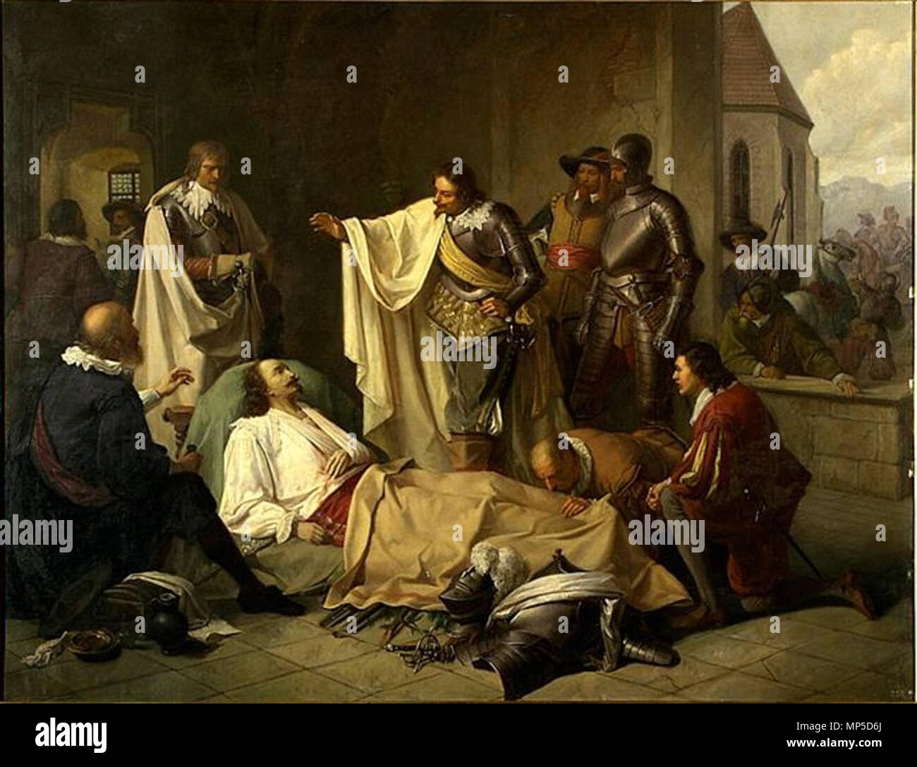 Bernhardt c. Sahses-Weimar strebenden besucht seinen Freund und wafen ...