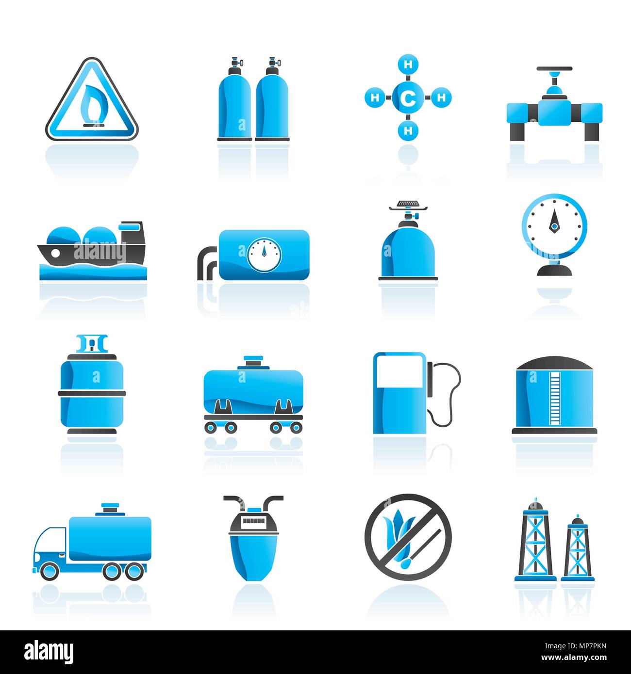 Compteur De Gaz Naturel Banque d'images vectorielles - Alamy