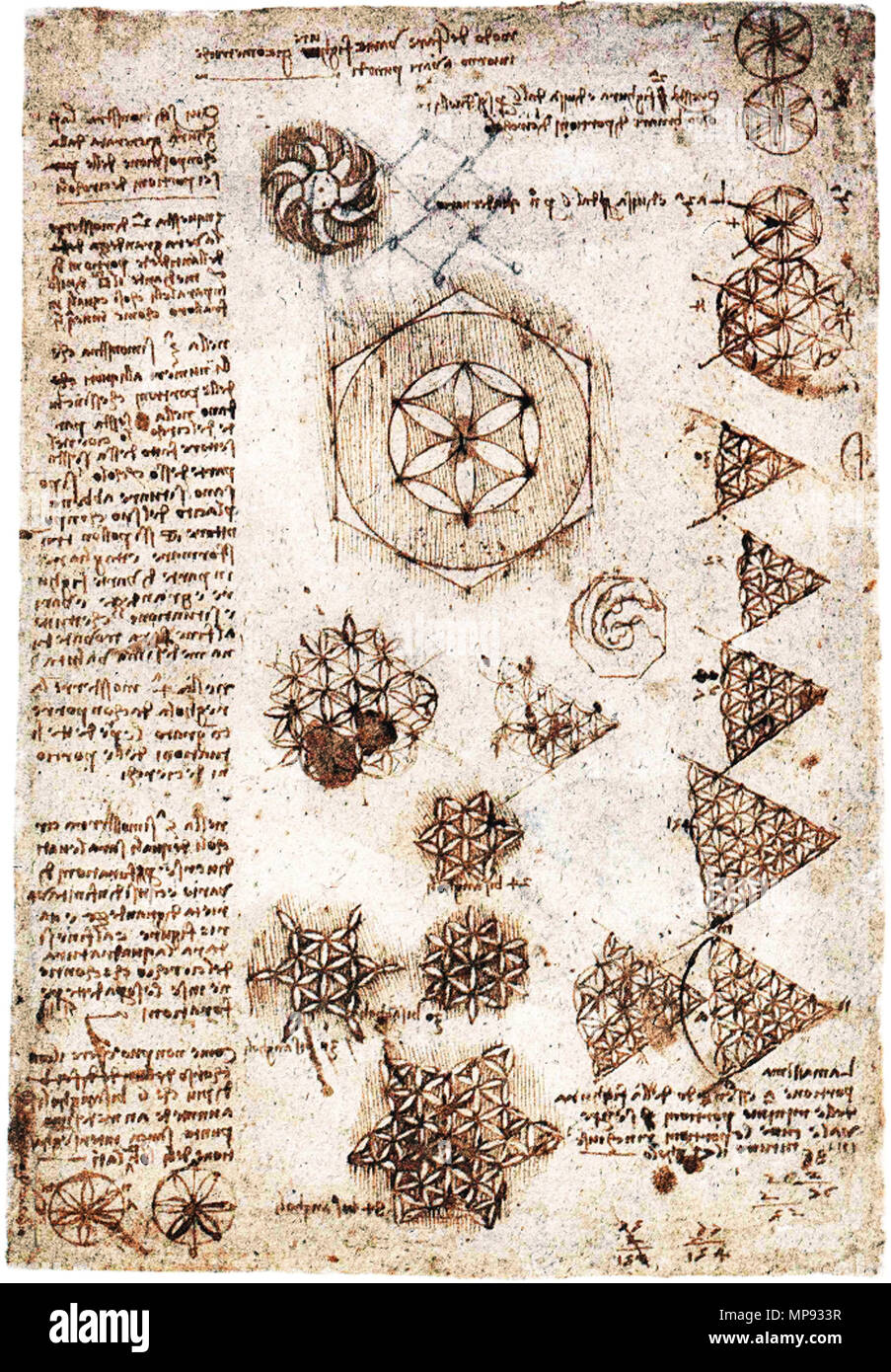 Léonard De Vinci Codex Banque d'image et photos - Alamy