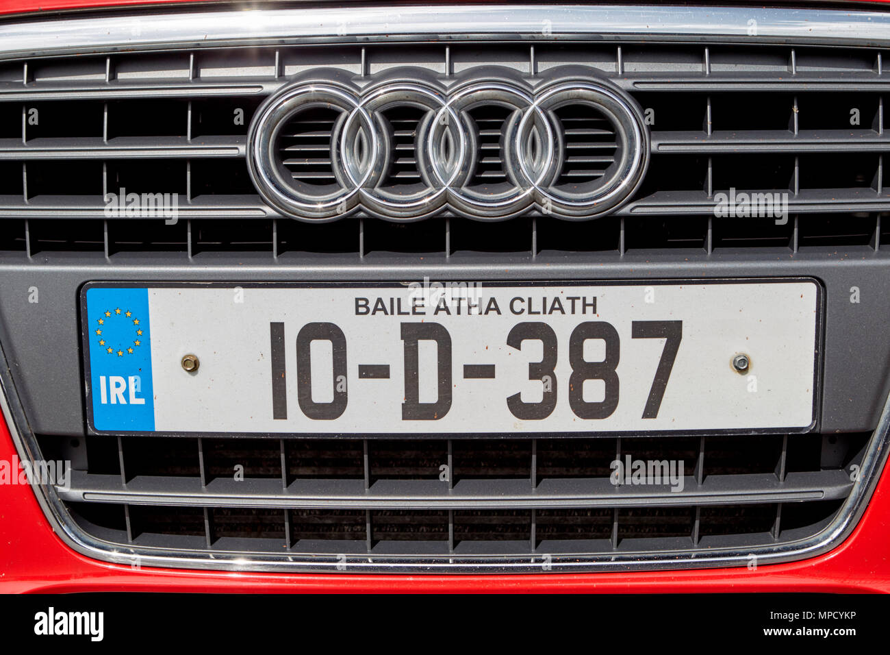 Plaque immatriculation irlande Banque de photographies et d’images à haute résolution - Alamy
