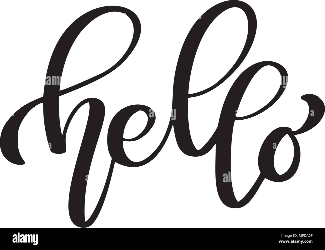 Bubble hello word icon illustration Banque d'images vectorielles - Alamy