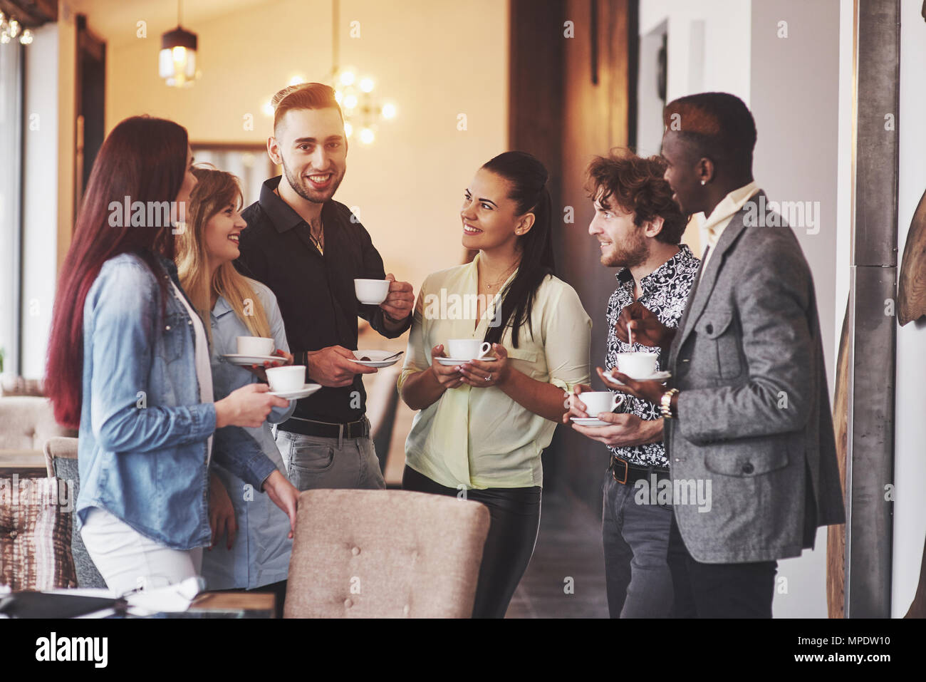 Pause café café entreprise événement Célébration partie. Le travail d ...