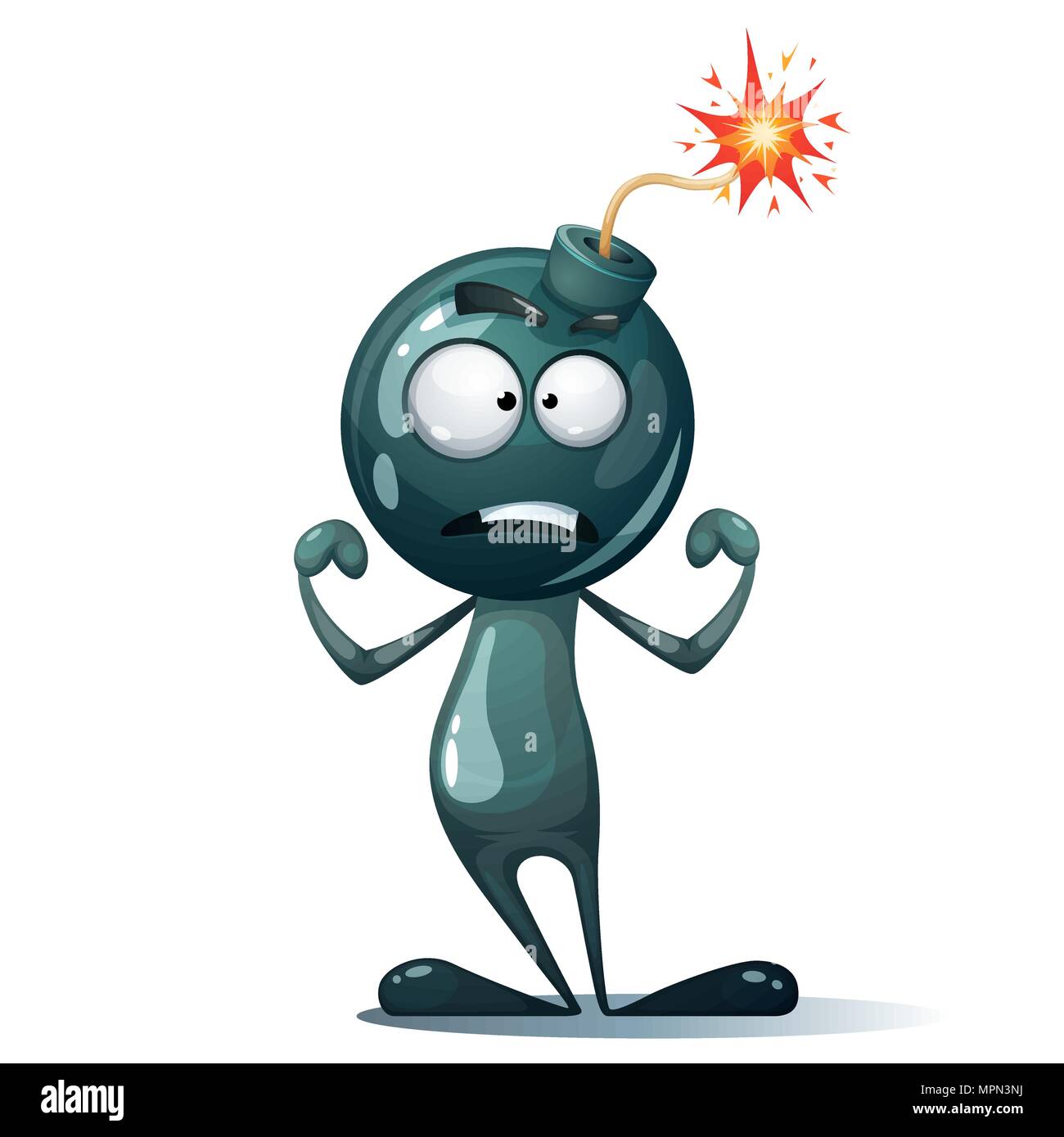 Cartoon bomb symbol Banque de photographies et d’images à haute ...