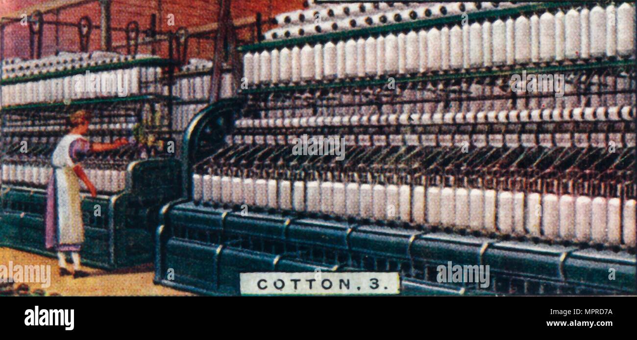 Ouvriers de l'usine de coton de lancashire Banque de photographies et d ...