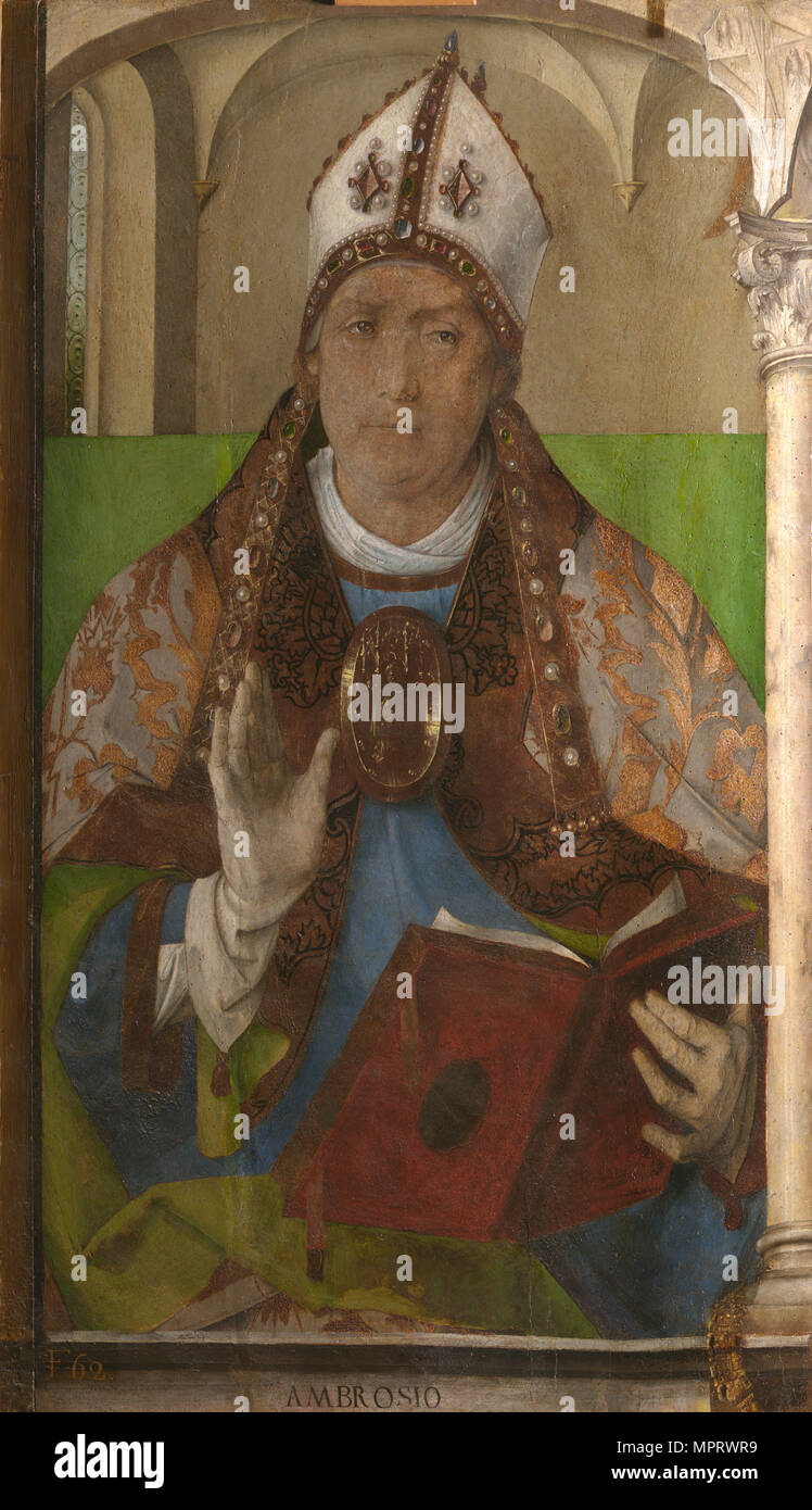 Saint ambroise de milan Banque de photographies et d’images à haute ...