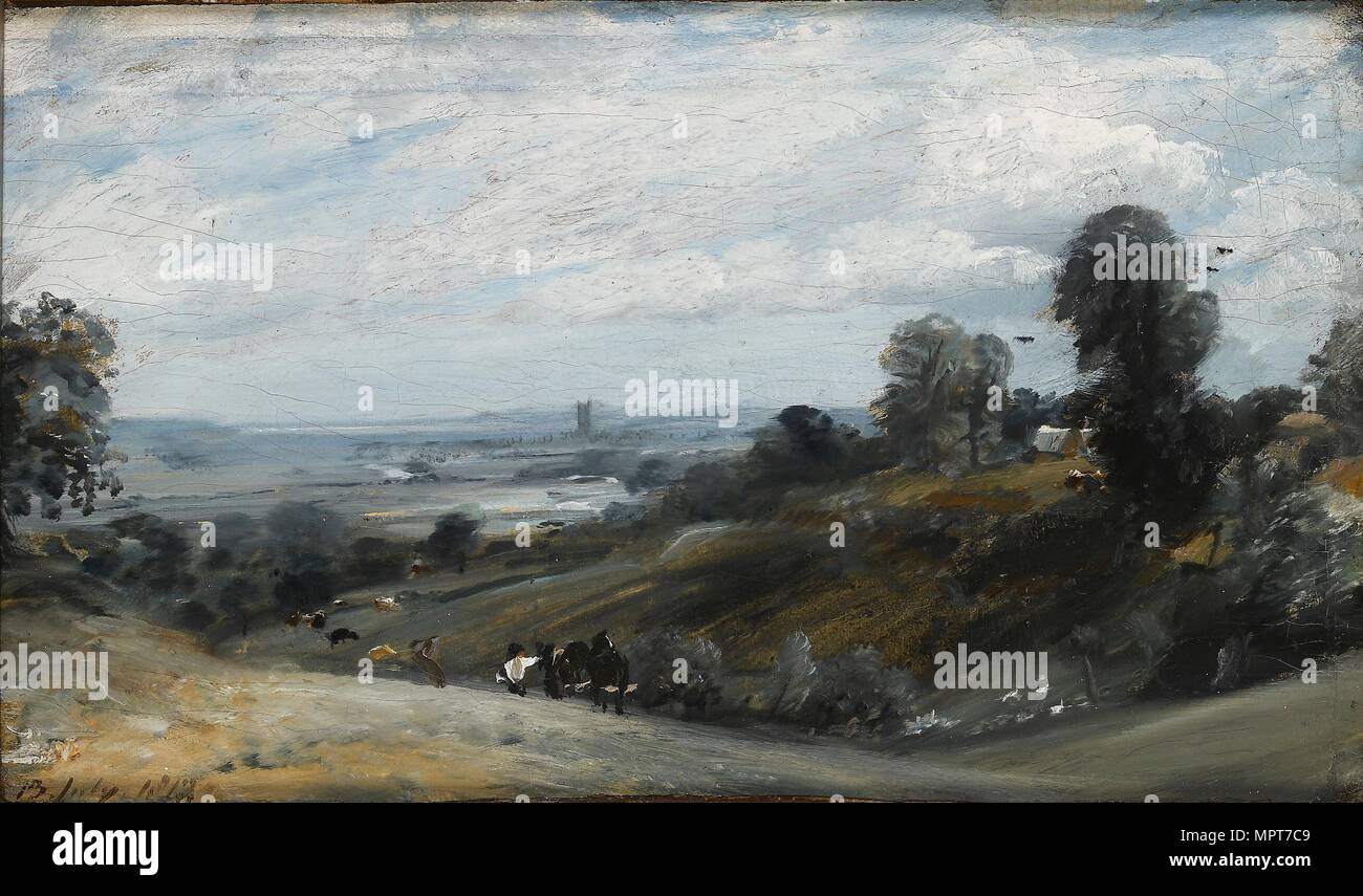 Dedham par john constable Banque de photographies et d’images à haute ...