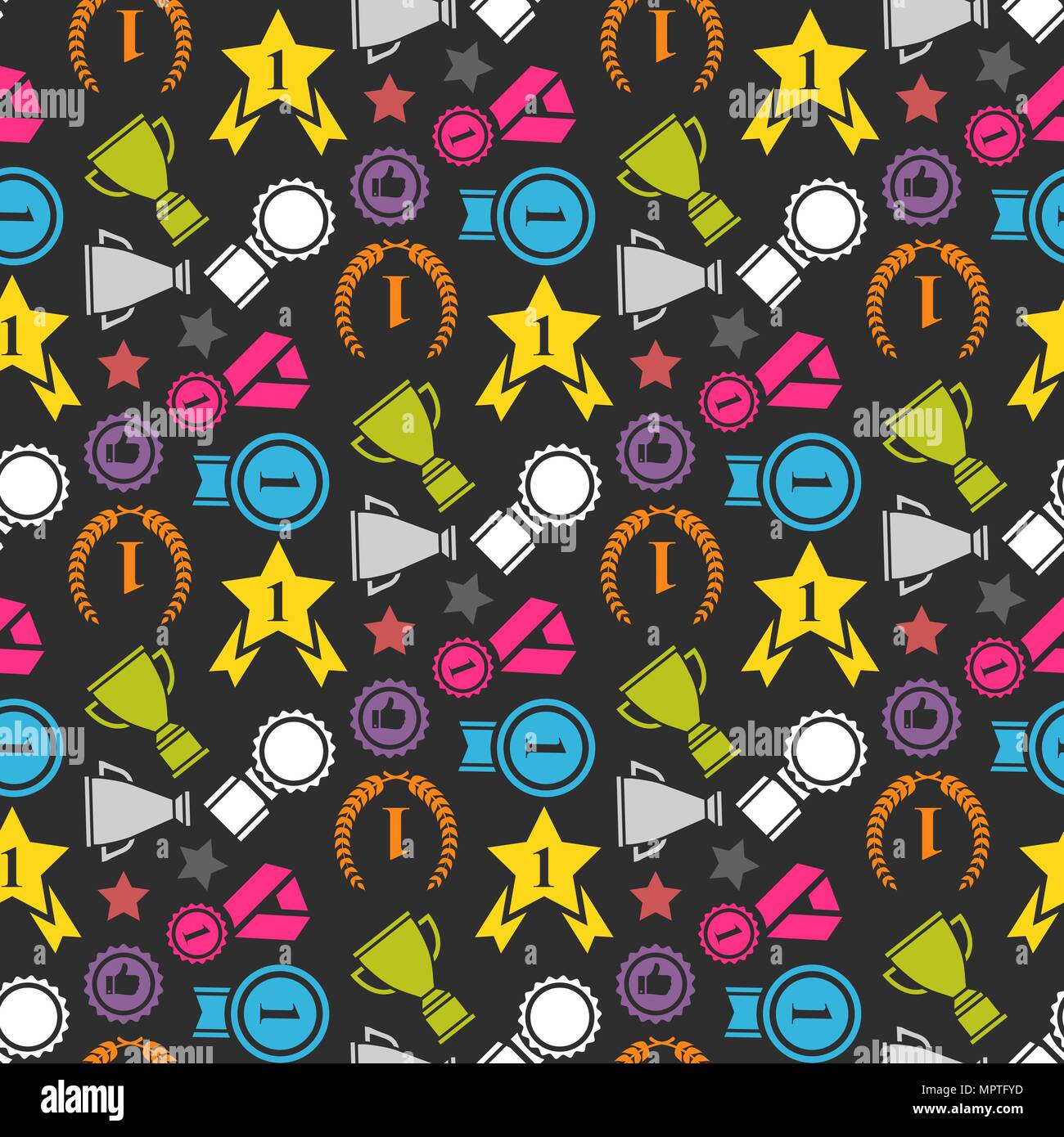 Modèle de prix sur fond noir.Vector cartoon illustration style plat ...