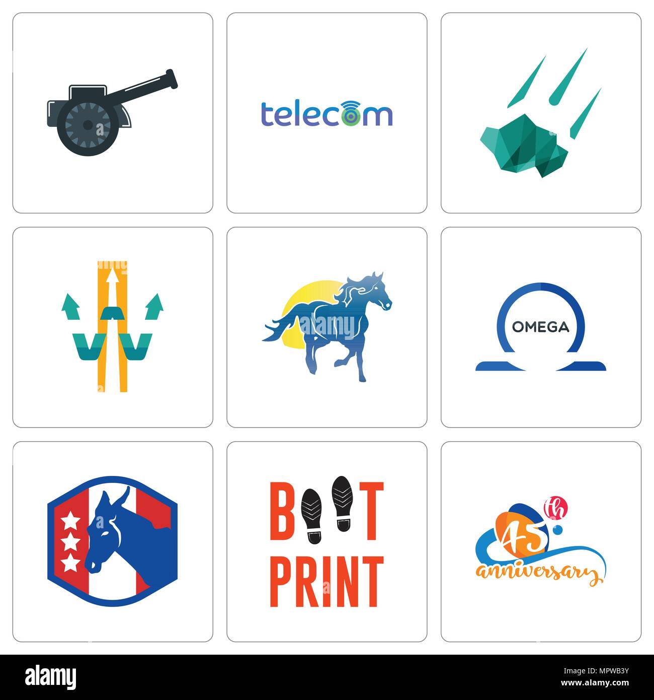 Logo oméga png Banque d'images détourées - Alamy