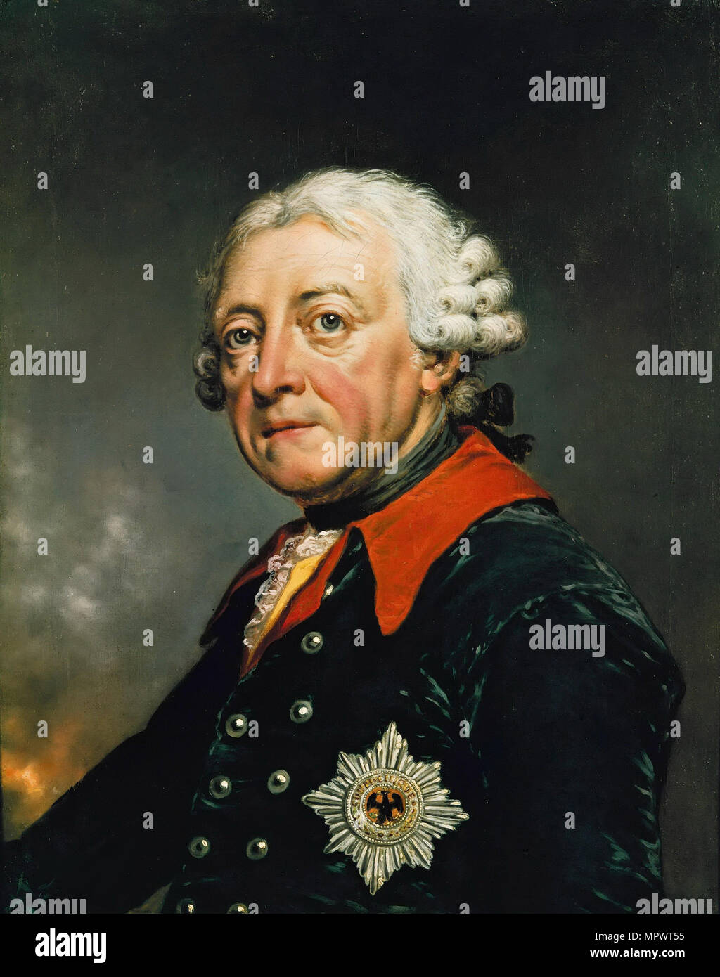 Portrait de Frédéric II de Prusse (1712-1786), 1782 Photo Stock - Alamy