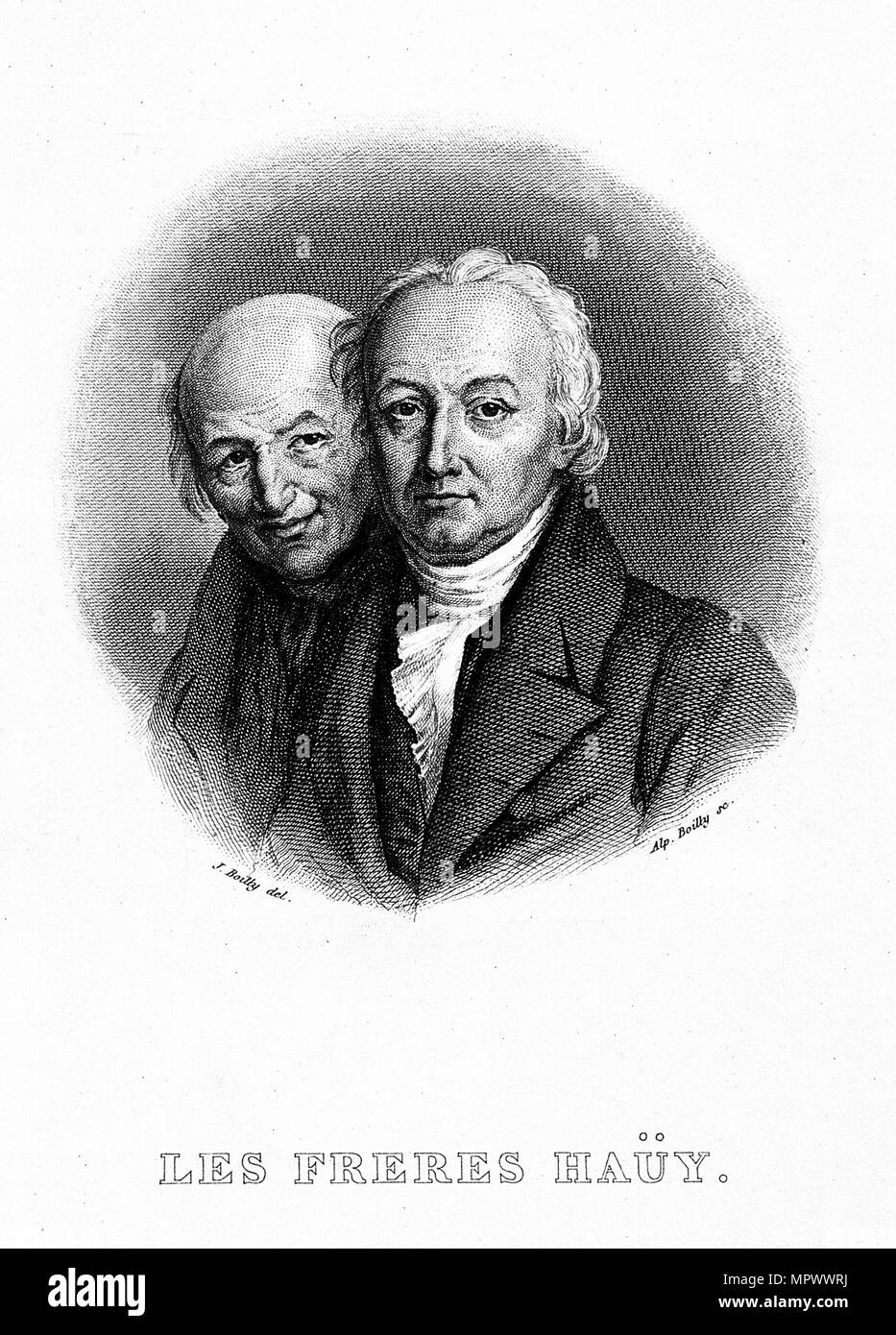 Les frères René-Just HAÜY (1743-1822) et Valentin Haüy (1745-1822 Photo ...