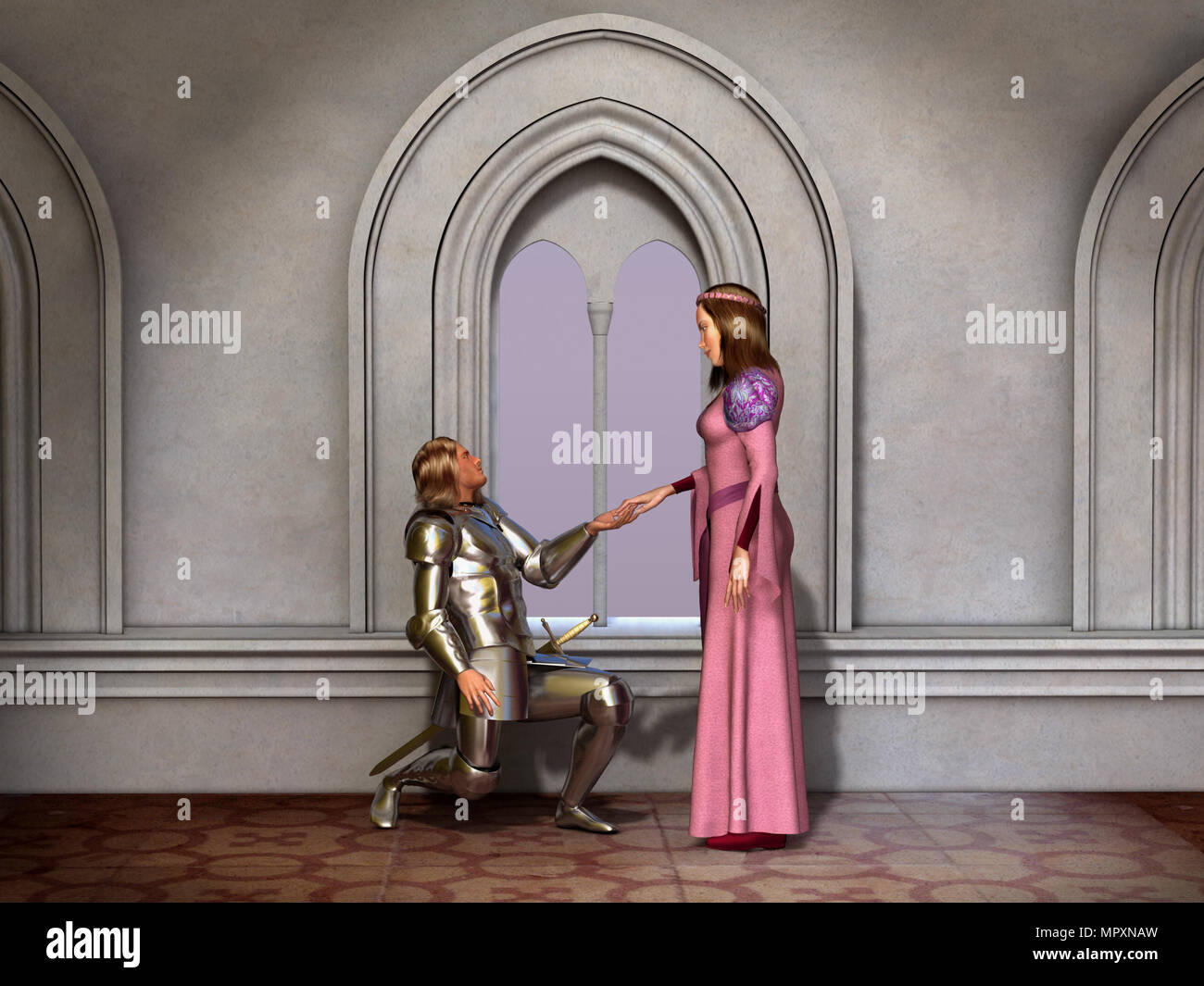 Prince Princesse Amour Romance Banque d'image et photos - Alamy