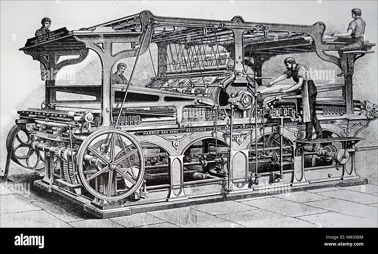 Presse rotative march hoe Banque de photographies et d’images à haute ...