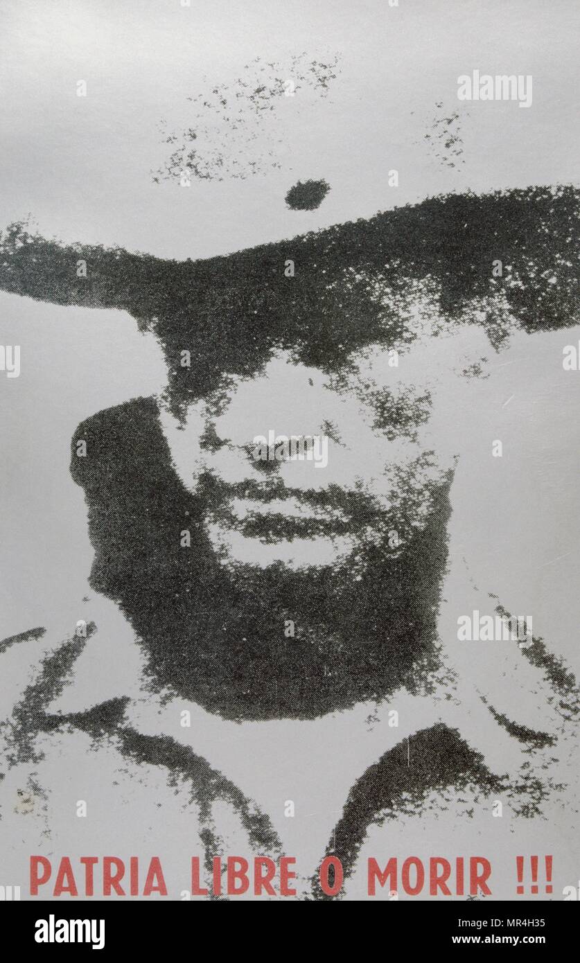 Front sandiniste de libération nationale (FSLN) affiche de propagande ...