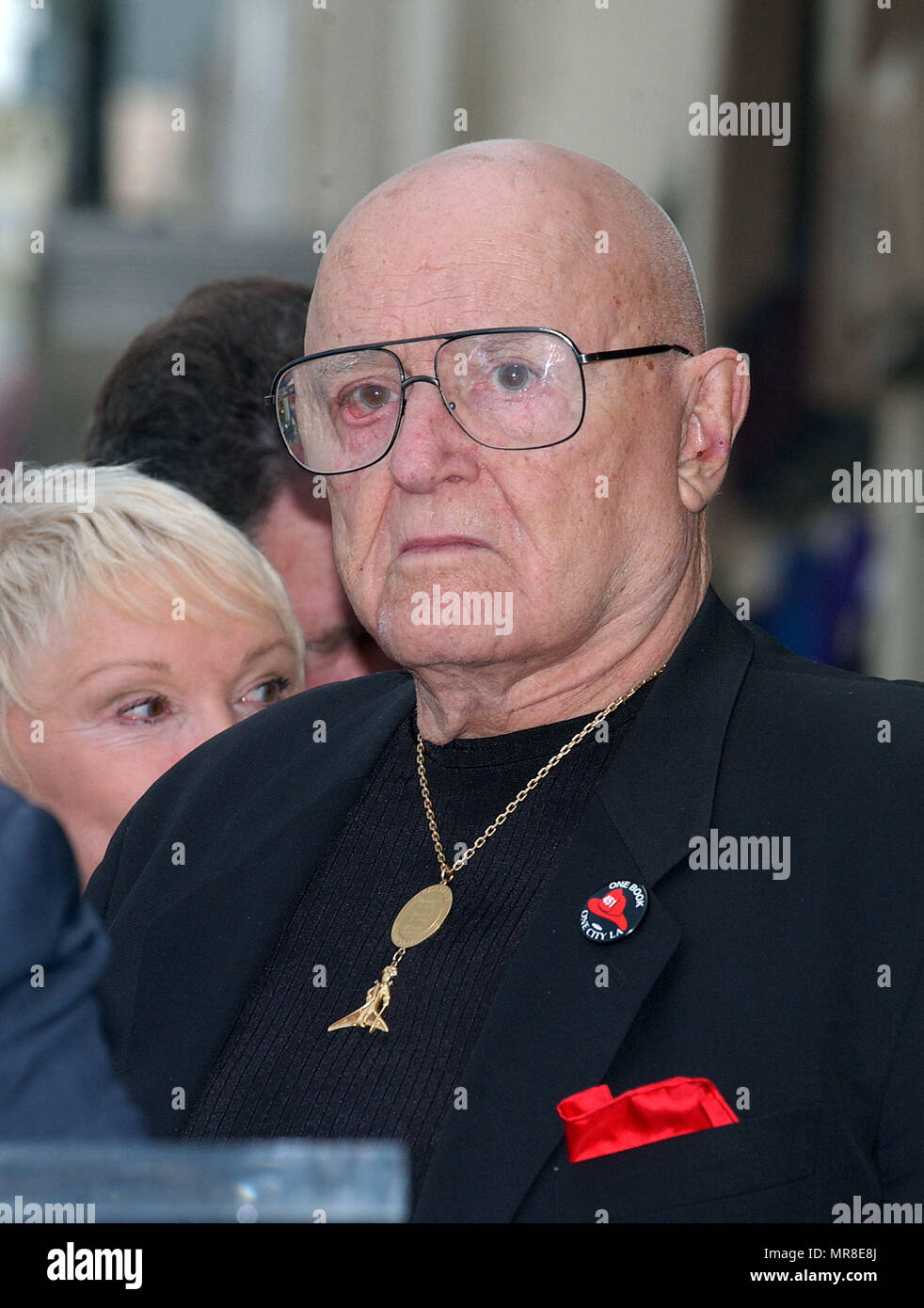 Rod Steiger au star cérémonie pour Ray Bradbury sur le Hollywood Walk ...