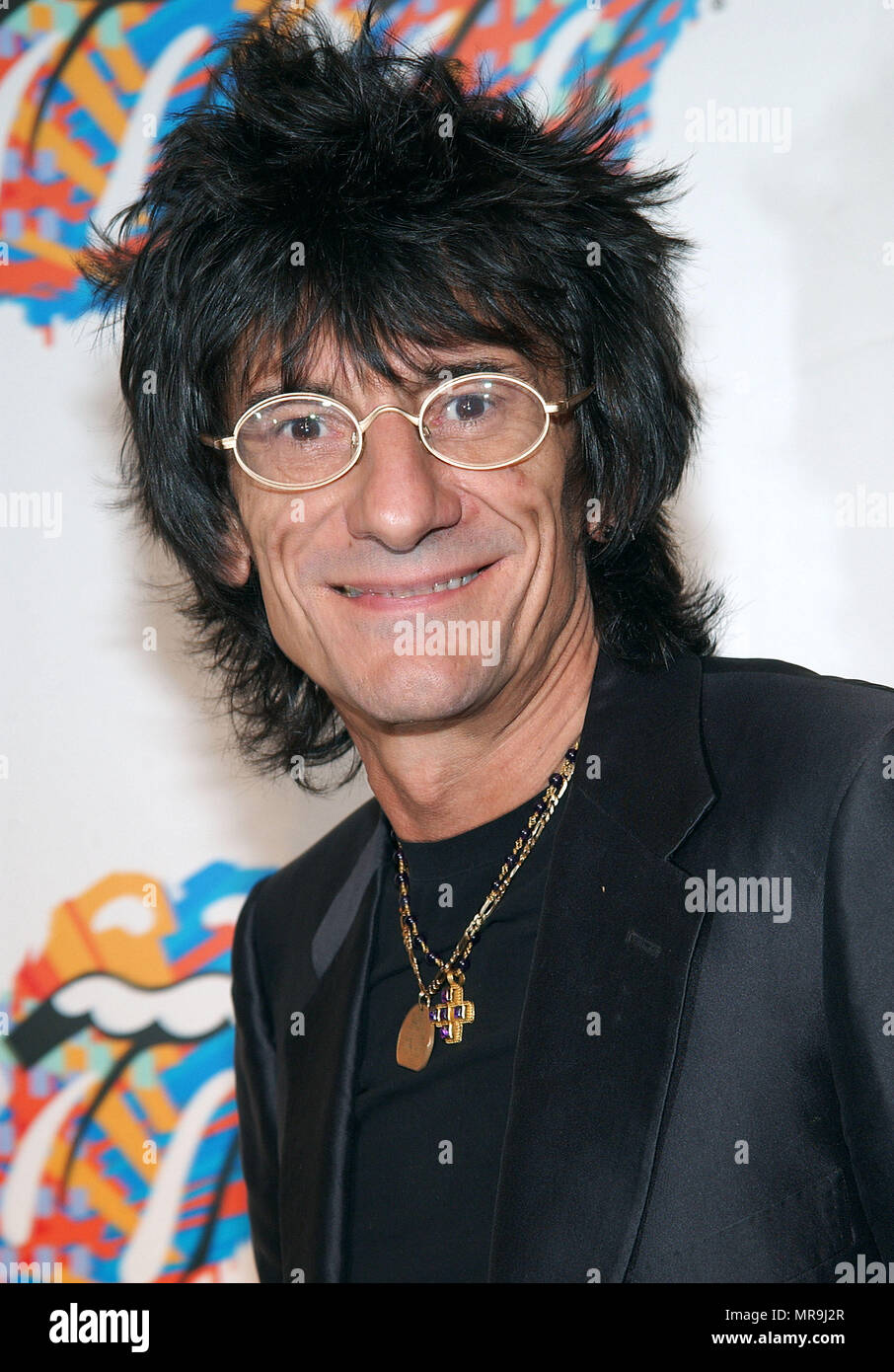 Ronnie Woods arrivant à la Rolling Stones ' Fashion et lèche 2002 ' au ...