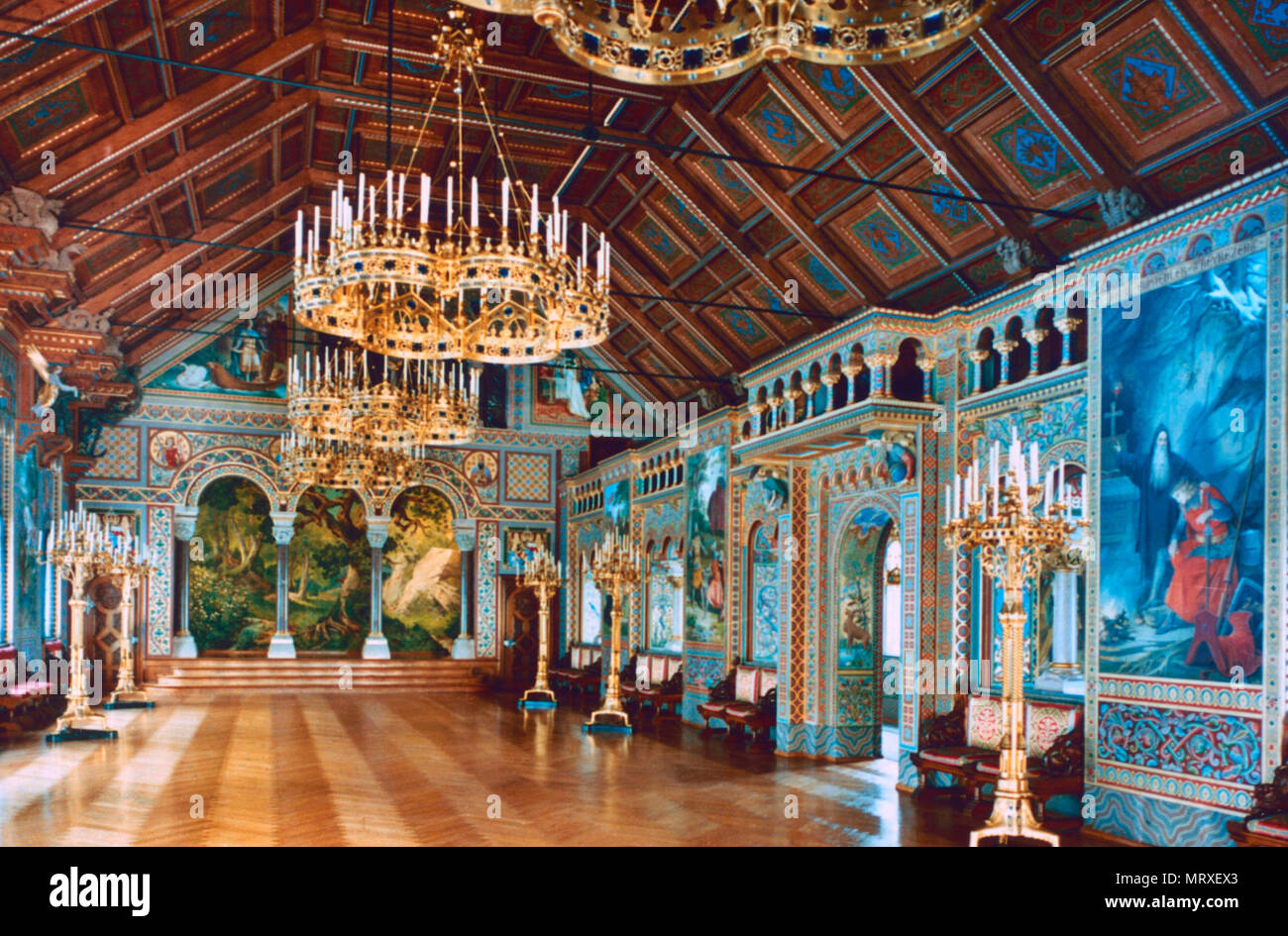 Neuschwanstein hall Banque de photographies et d’images à haute ...