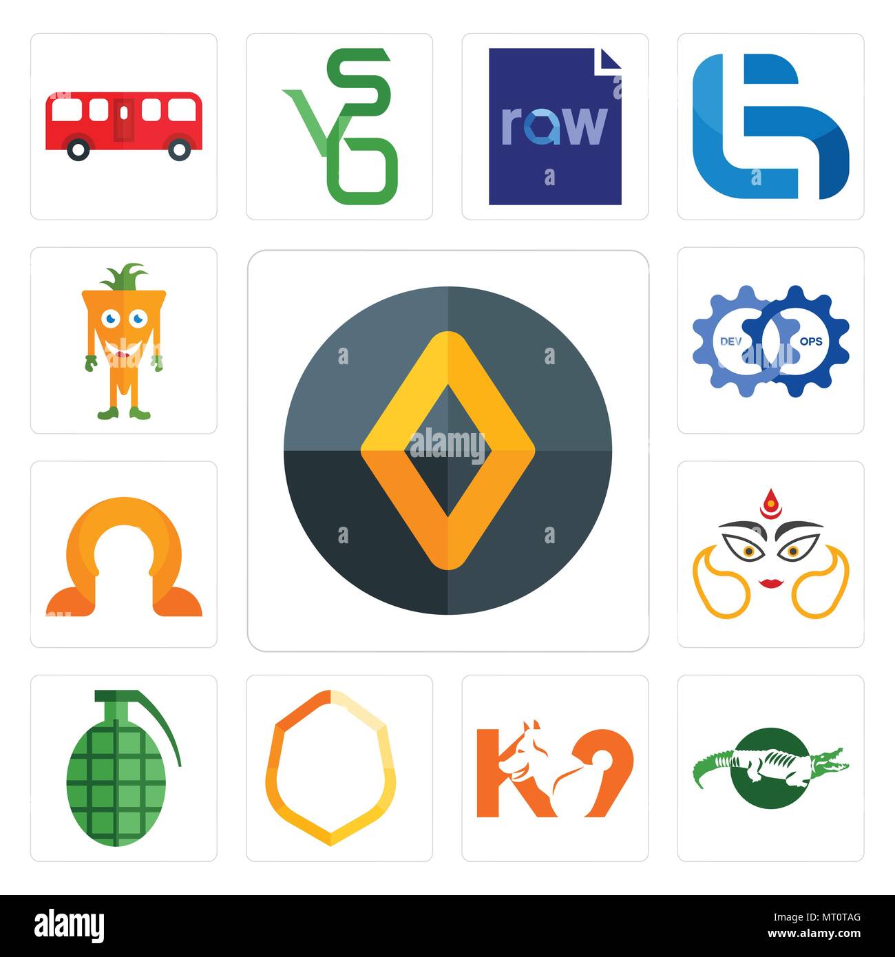 Logo de devops Banque d'images vectorielles - Alamy