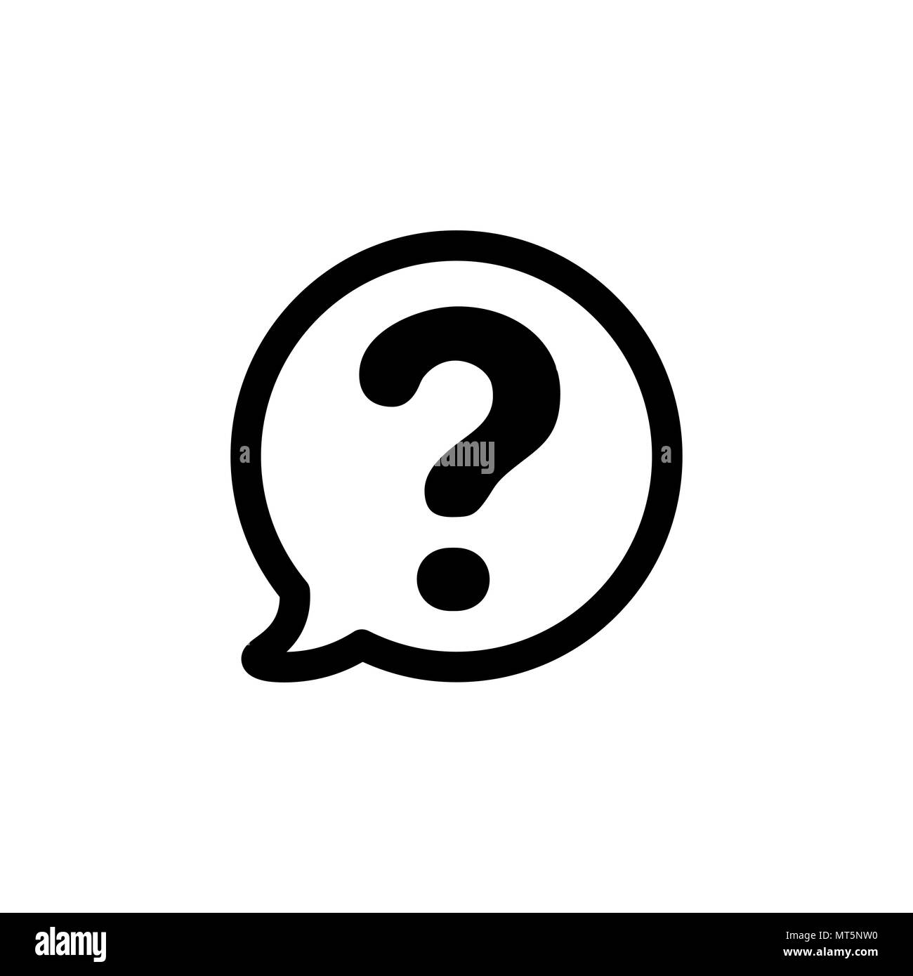 Símbolo de interrogación Banque d'images vectorielles - Alamy