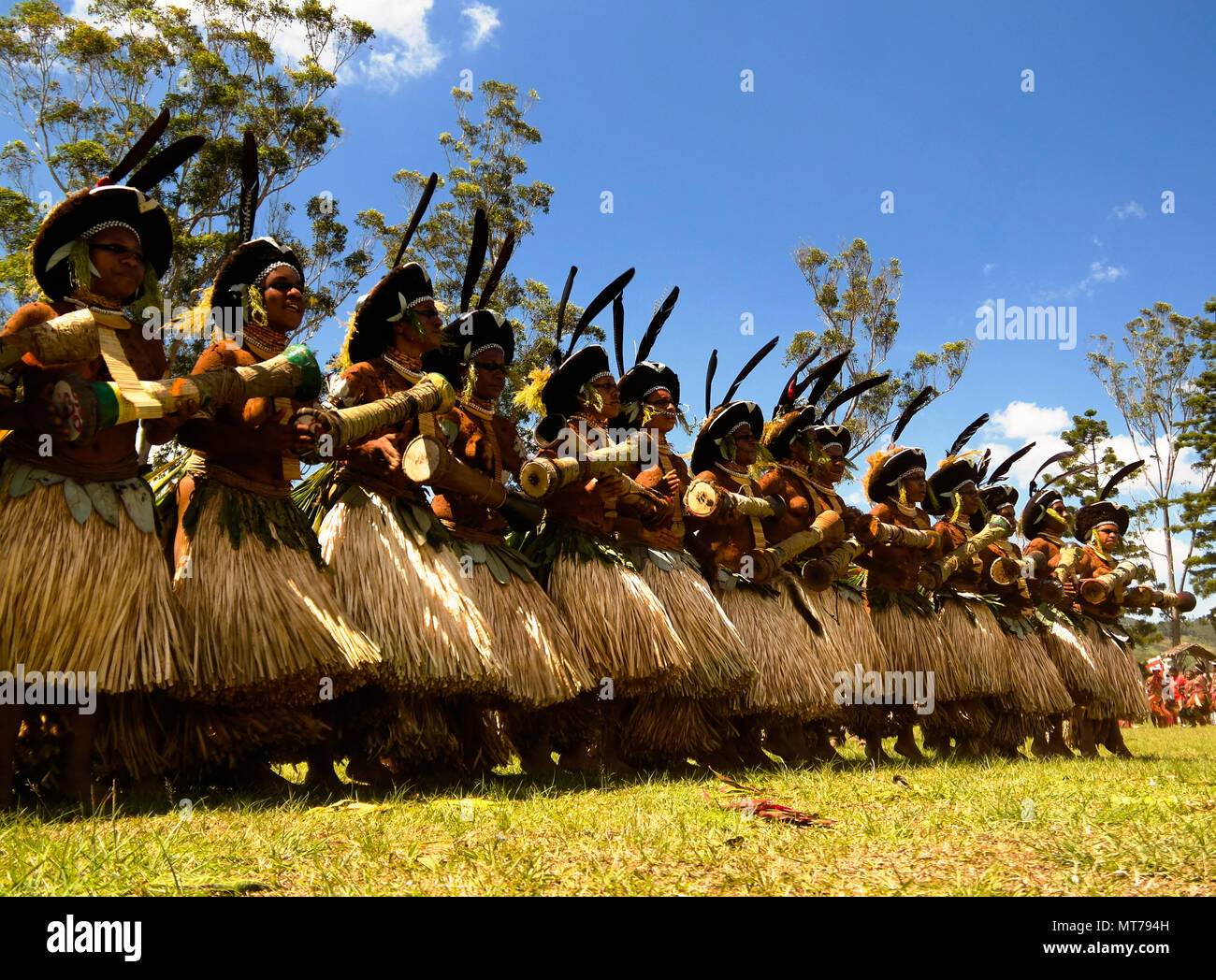 Papuan dance Banque de photographies et d’images à haute résolution - Alamy
