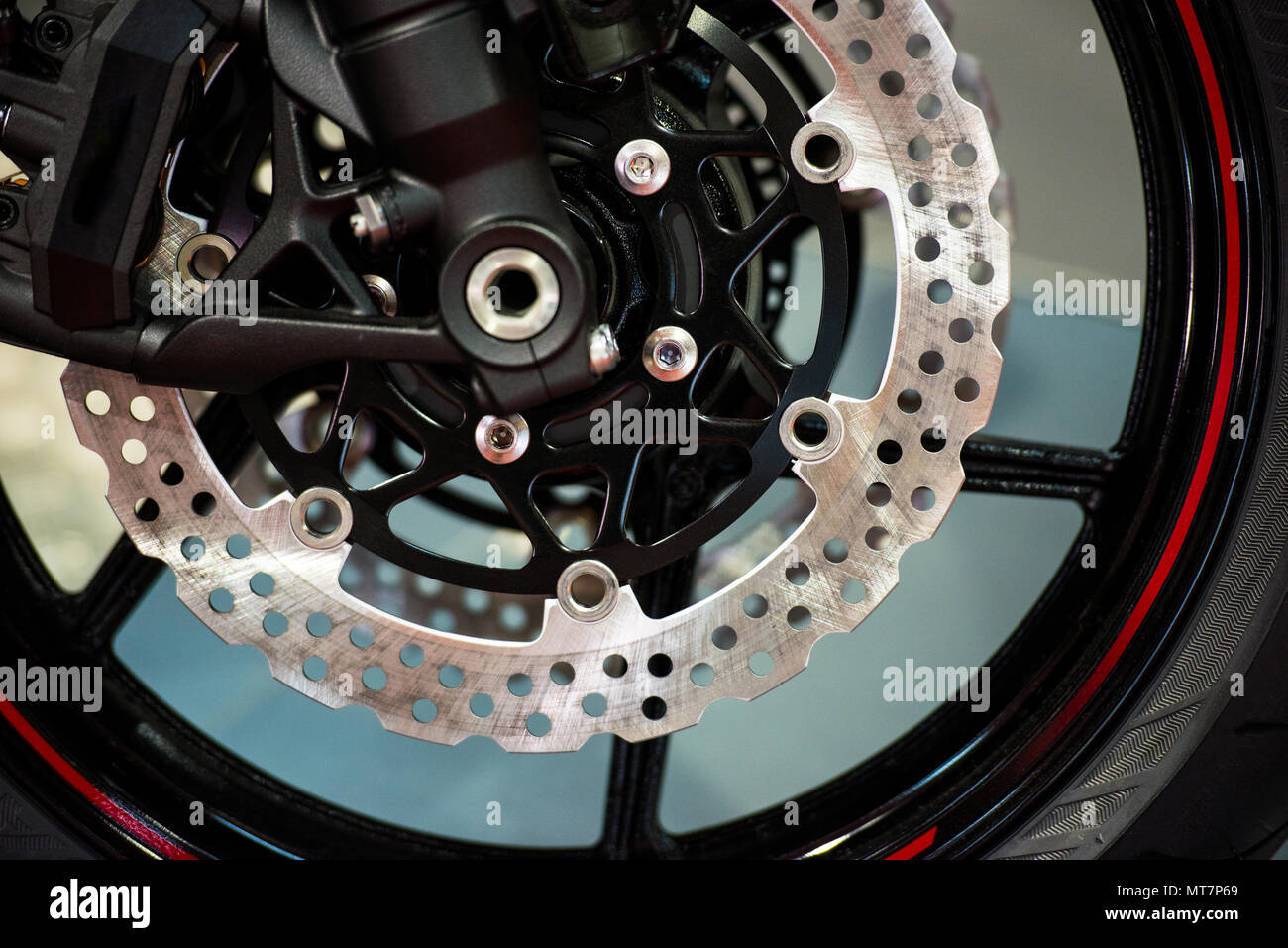 Motorbike disc brakes Banque de photographies et d’images à haute ...