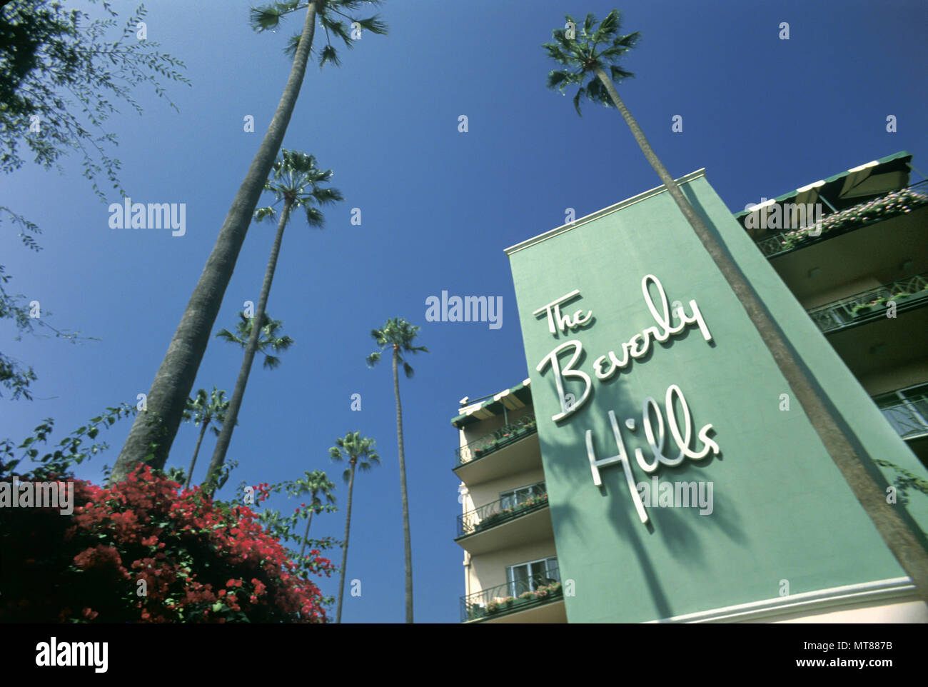 Historique 1990 BEVERLY HILLS HILTON SIGNE HÔTEL BEVERLY HILLS LOS ...