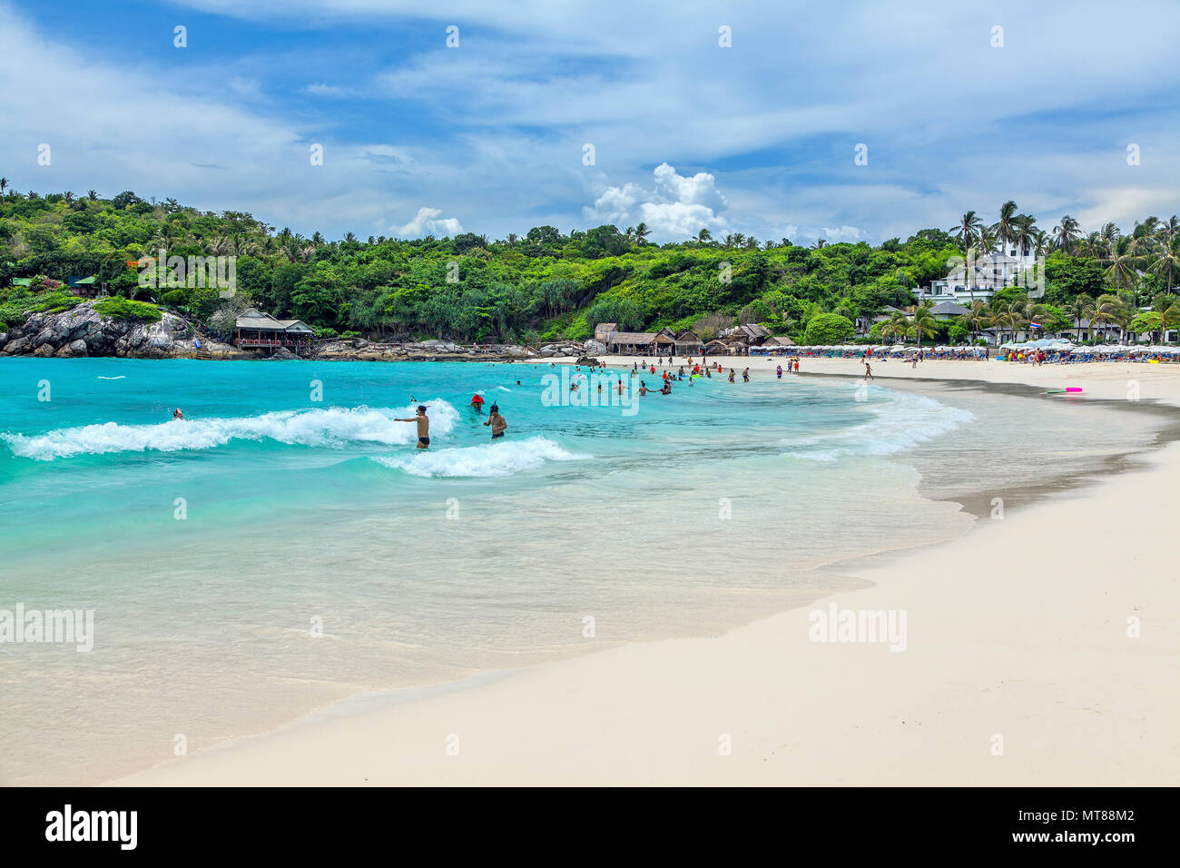 Blue Lagoon sur l'île de Ko Racha. Province de Phuket Thaïlande Photo ...