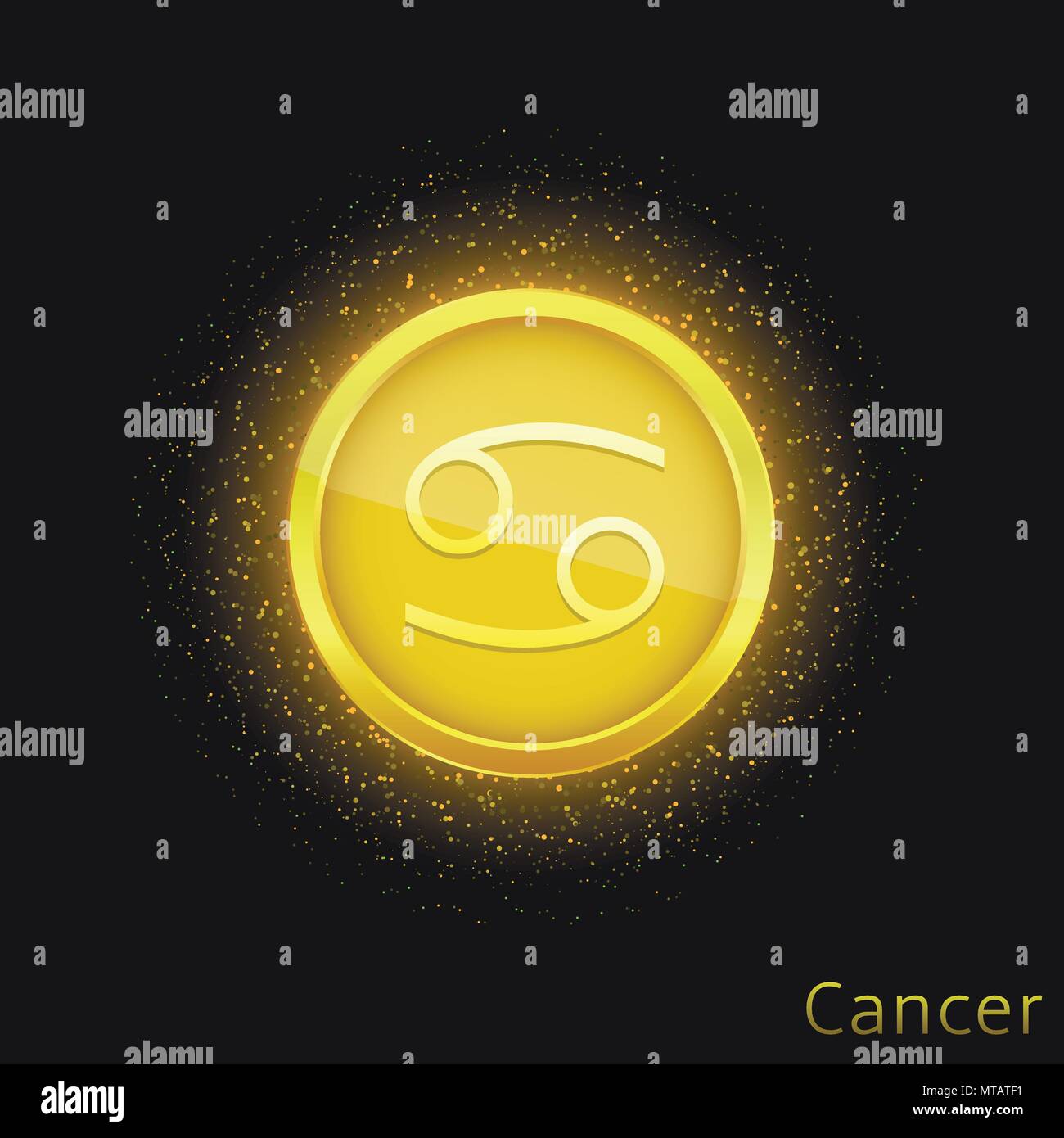 Signe astrologique du cancer Banque d'images vectorielles - Alamy
