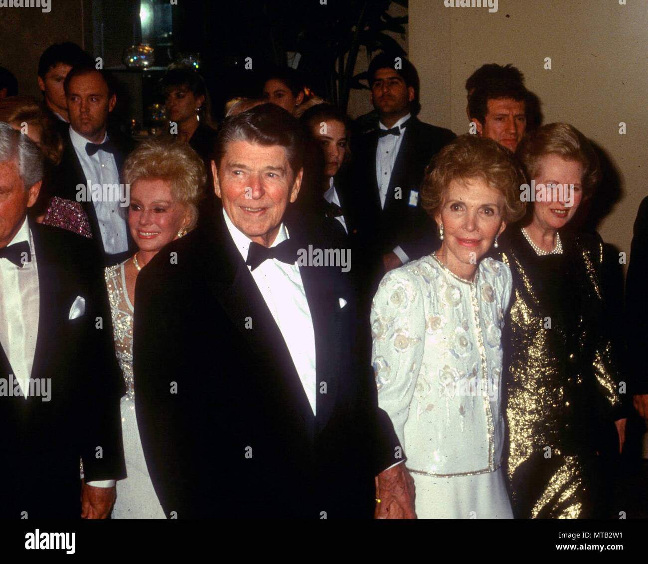 Nancy reagan margaret thatcher Banque de photographies et d’images à ...