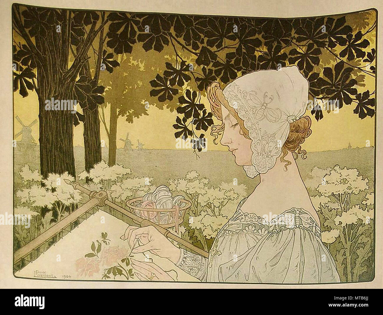 Henri privat livemont art nouveau Banque de photographies et d’images à ...