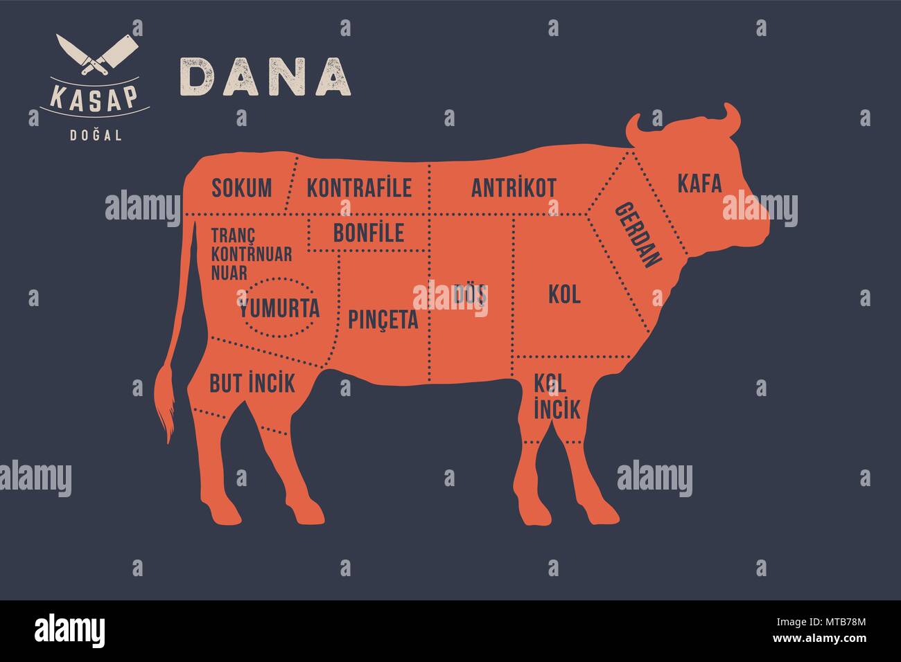 Affiche coupes de boeuf Banque de photographies et d’images à haute ...