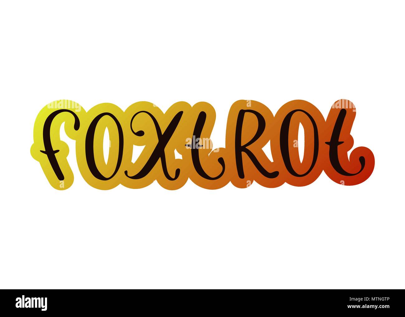 Foxtrot dance Banque d'images vectorielles - Alamy