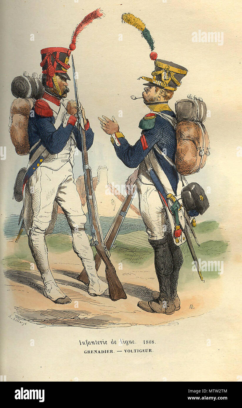 Infanterie anglaise 1800 napoleon Banque de photographies et d’images à ...