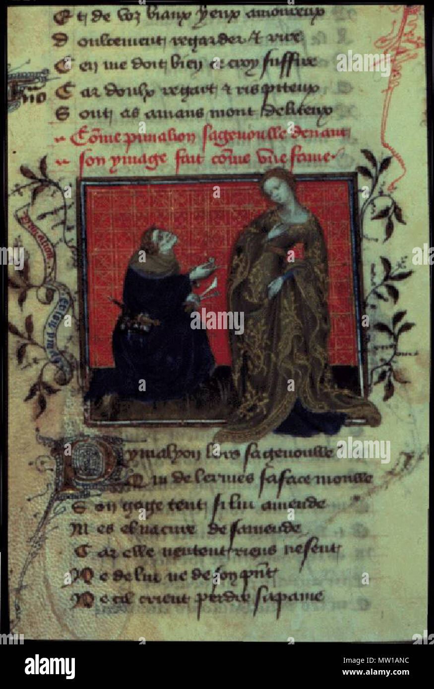 Pygmalion tombe amoureux de la statue Banque de photographies et d ...