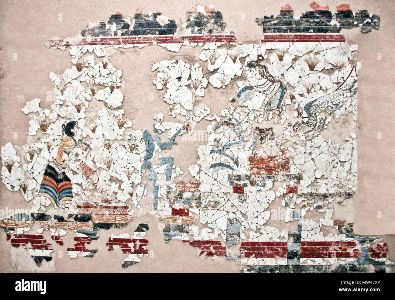 . 'Potnia Theron', le grec pour "détresse des animaux' : fresque de l ...