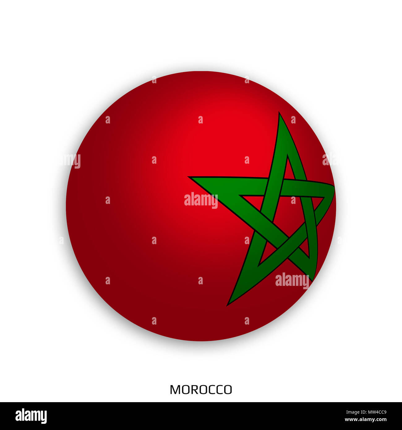 Symbole du maroc rond Banque de photographies et d’images à haute ...