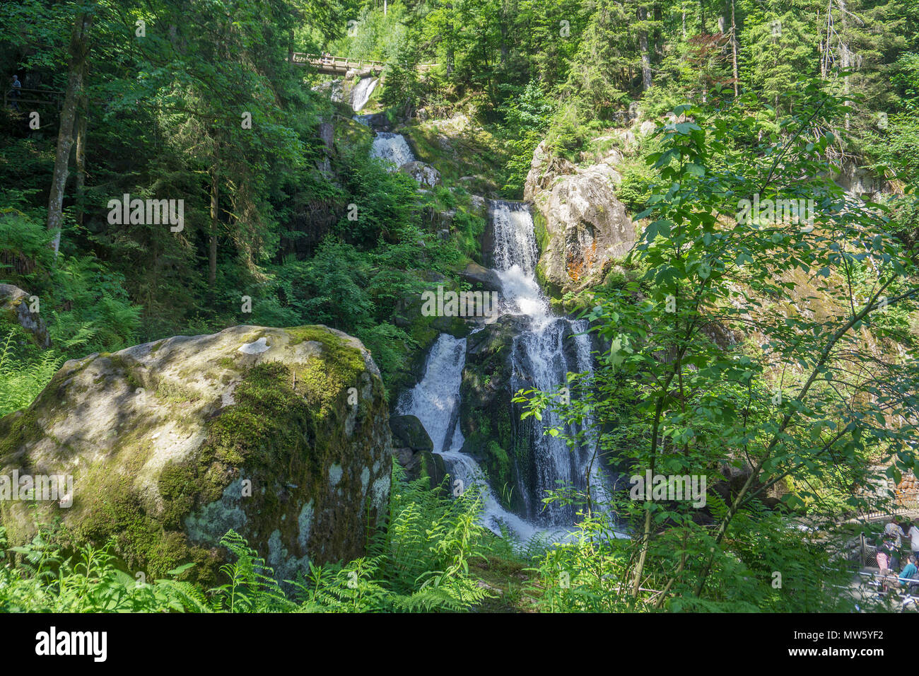 Cascades de Triberg, une des plus hautes cascades d'Allemagne, Triberg ...