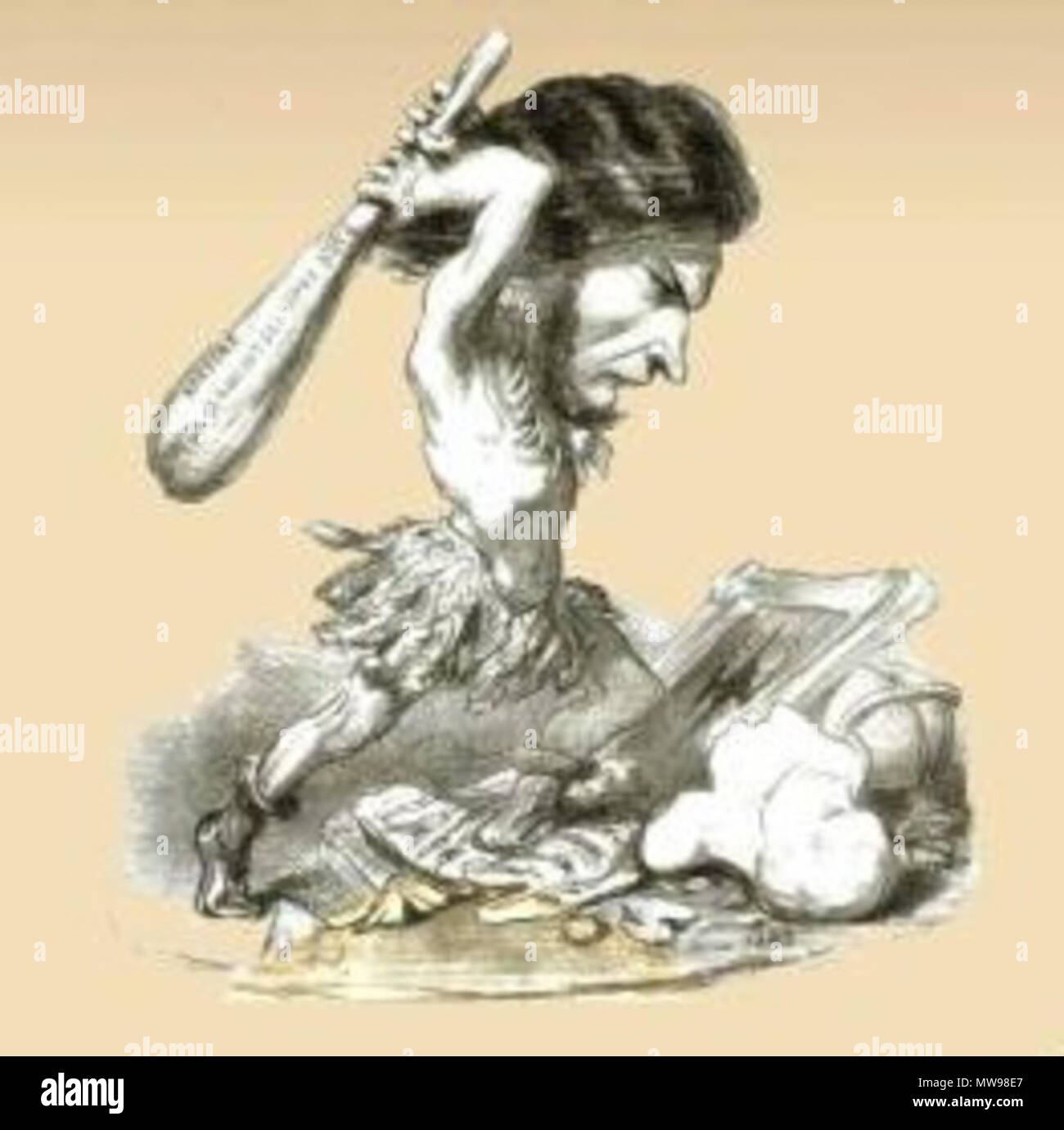 Caricature by honore daumier Banque de photographies et d’images à ...