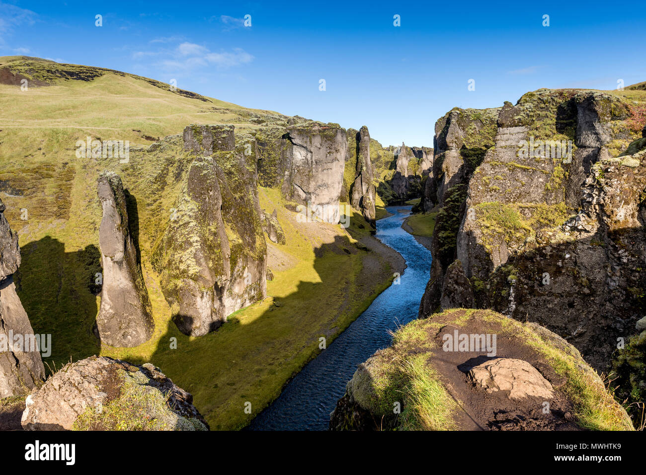 Fjadrargljufur canyon iceland Banque de photographies et d’images à ...