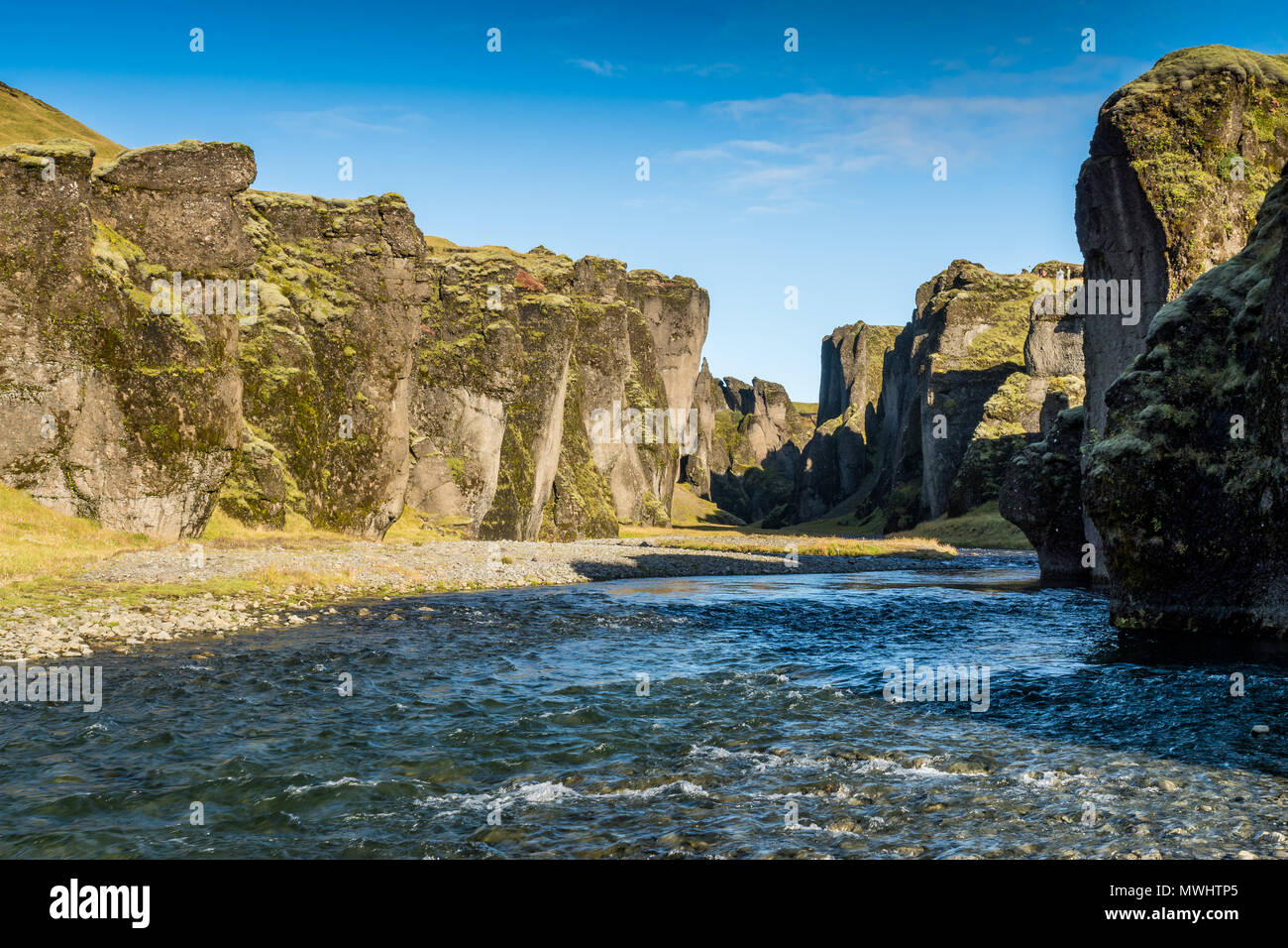 Fjadrargljufur canyon iceland Banque de photographies et d’images à ...