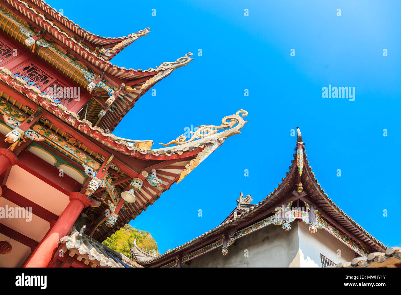 Vieux chinois temple Banque de photographies et d’images à haute ...