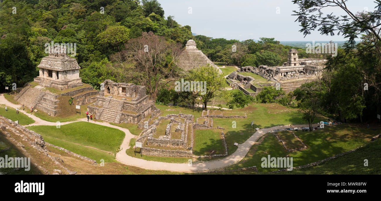 Palenque maya archaeological ruin Banque de photographies et d’images à haute résolution - Alamy