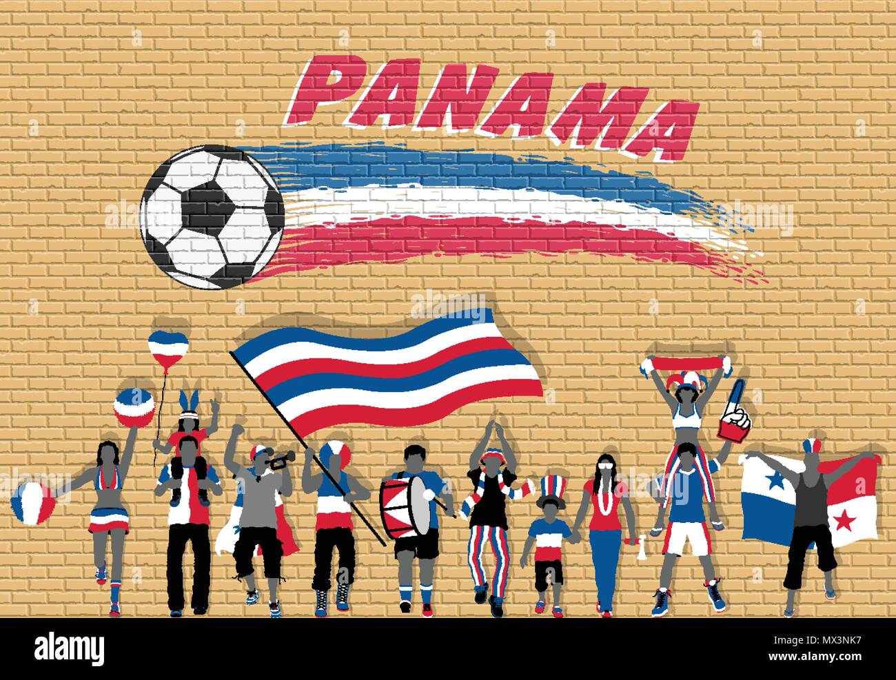 Graffiti panama Banque d'images vectorielles - Alamy