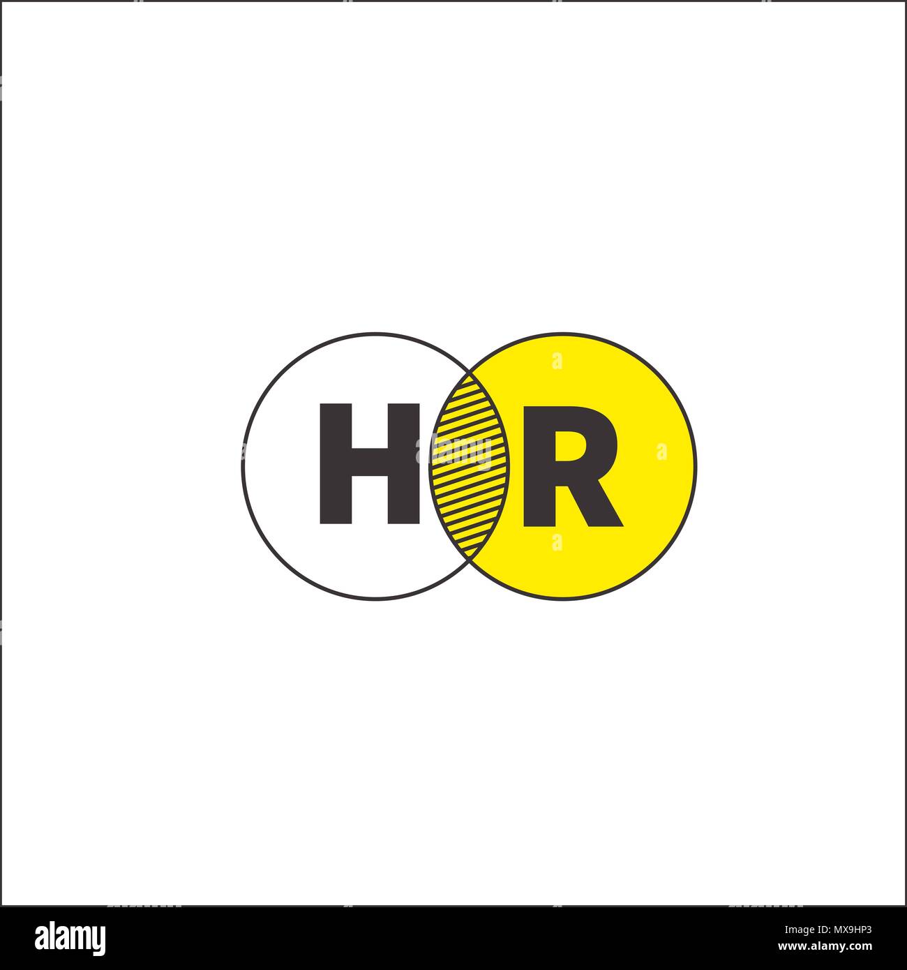 Ressources humaines logo Banque d'images vectorielles - Alamy